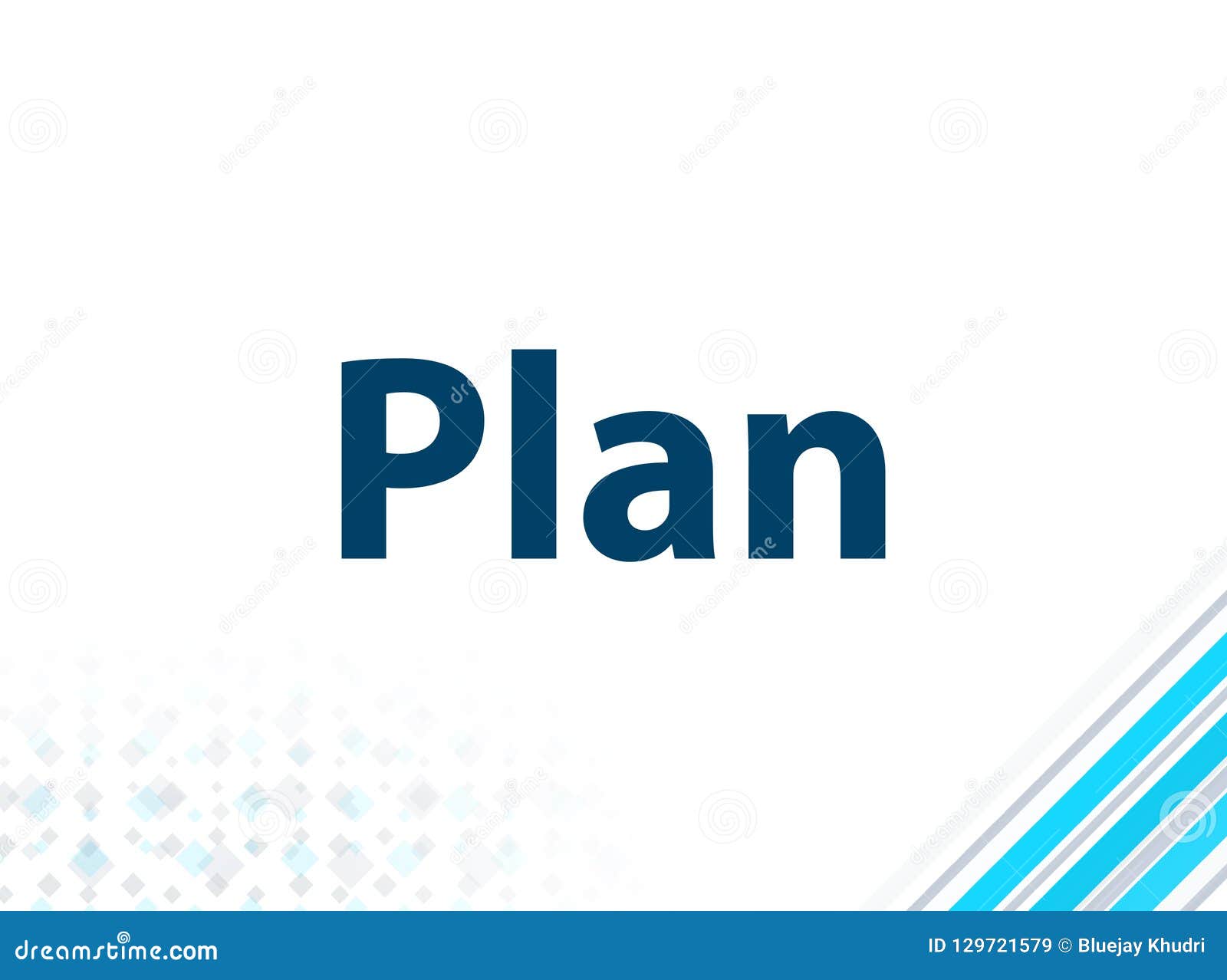 Plan Modern Flat Design Blue Abstract Background Stock Illustration ...