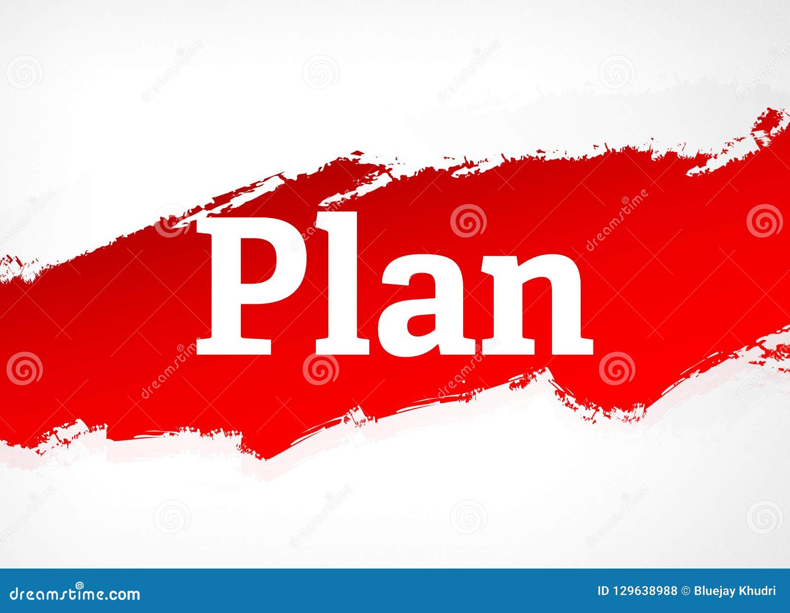 Plan Red Brush Abstract Background Illustration Stock Illustration ...