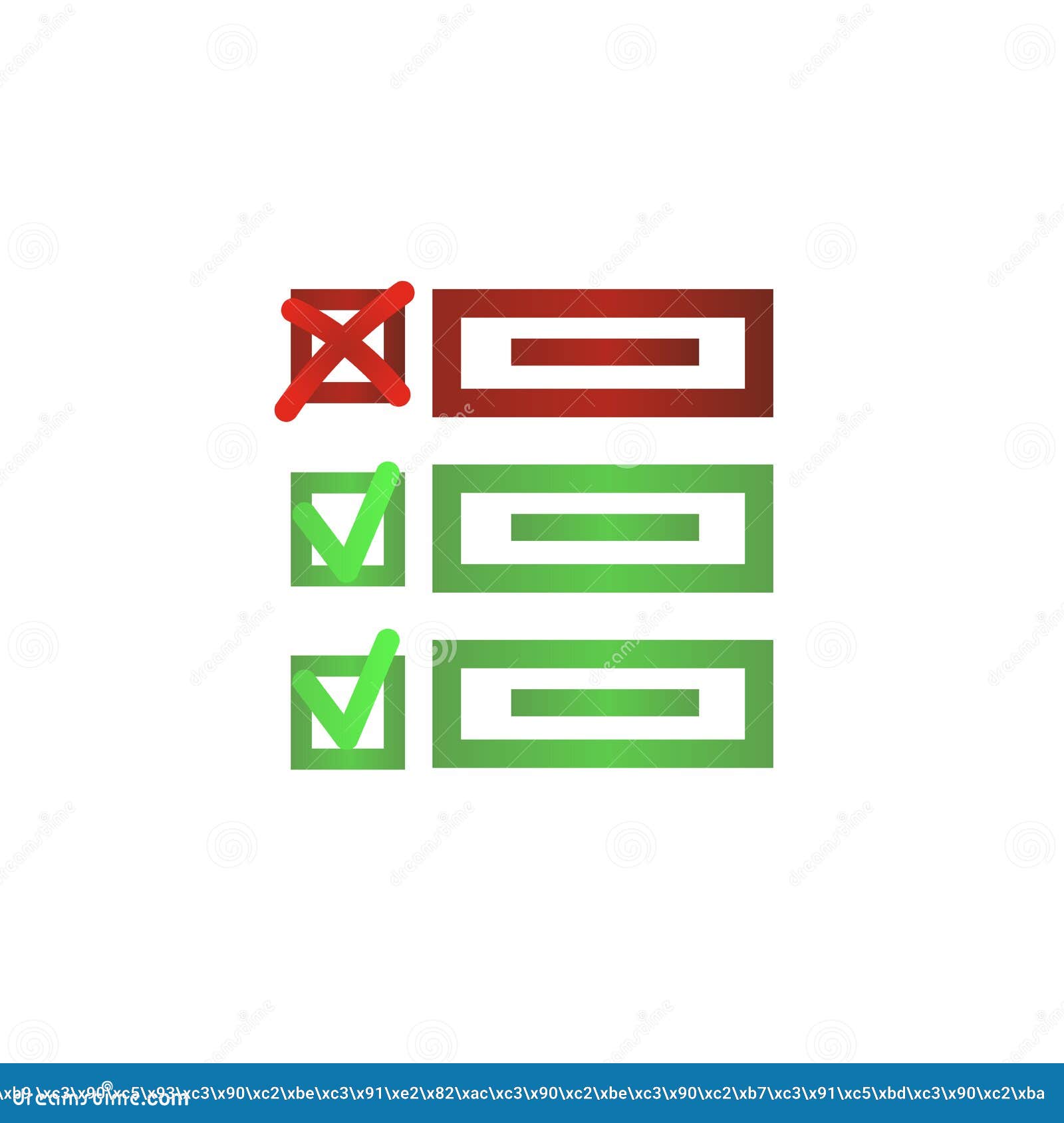 Plan Items Icon, Concept of Not All Completed Tasks, Vector ...