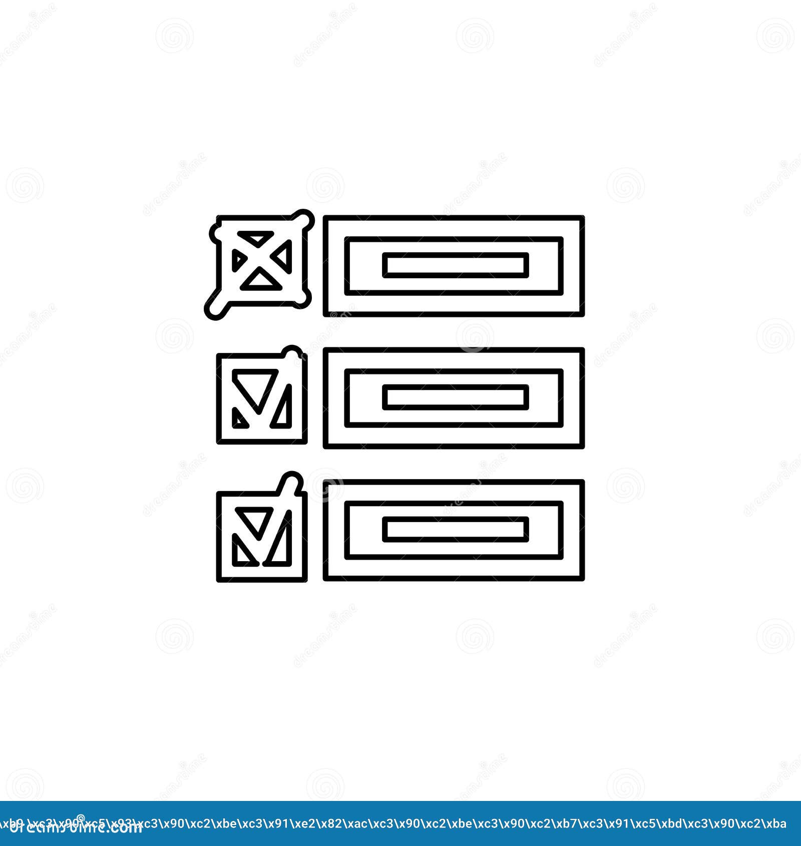 Plan Items Icon, Concept of Not All Completed Tasks, Vector ...