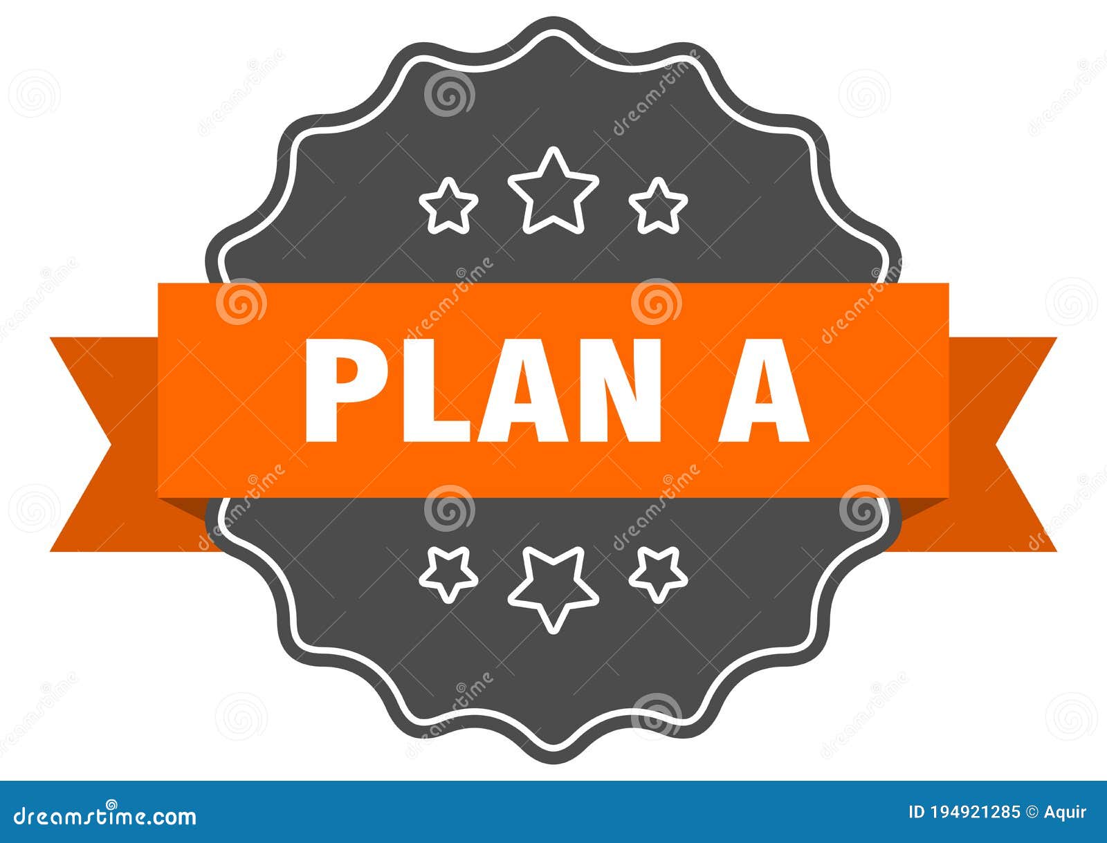 Plan a label stock vector. Illustration of vintage, grey - 194921285