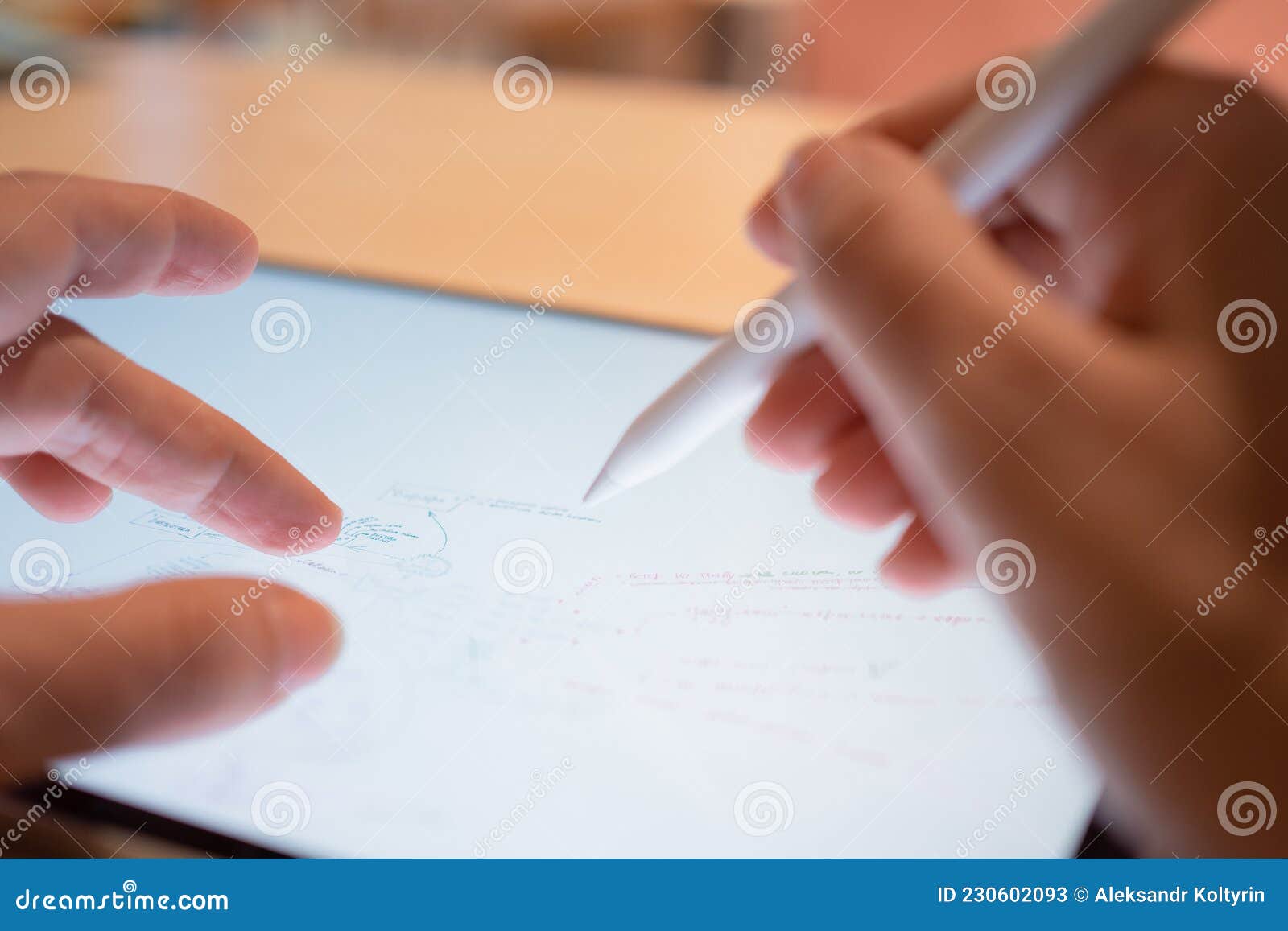 Plan and Make Notes by Hand on a Digital Tablet, Lists and Flowcharts ...