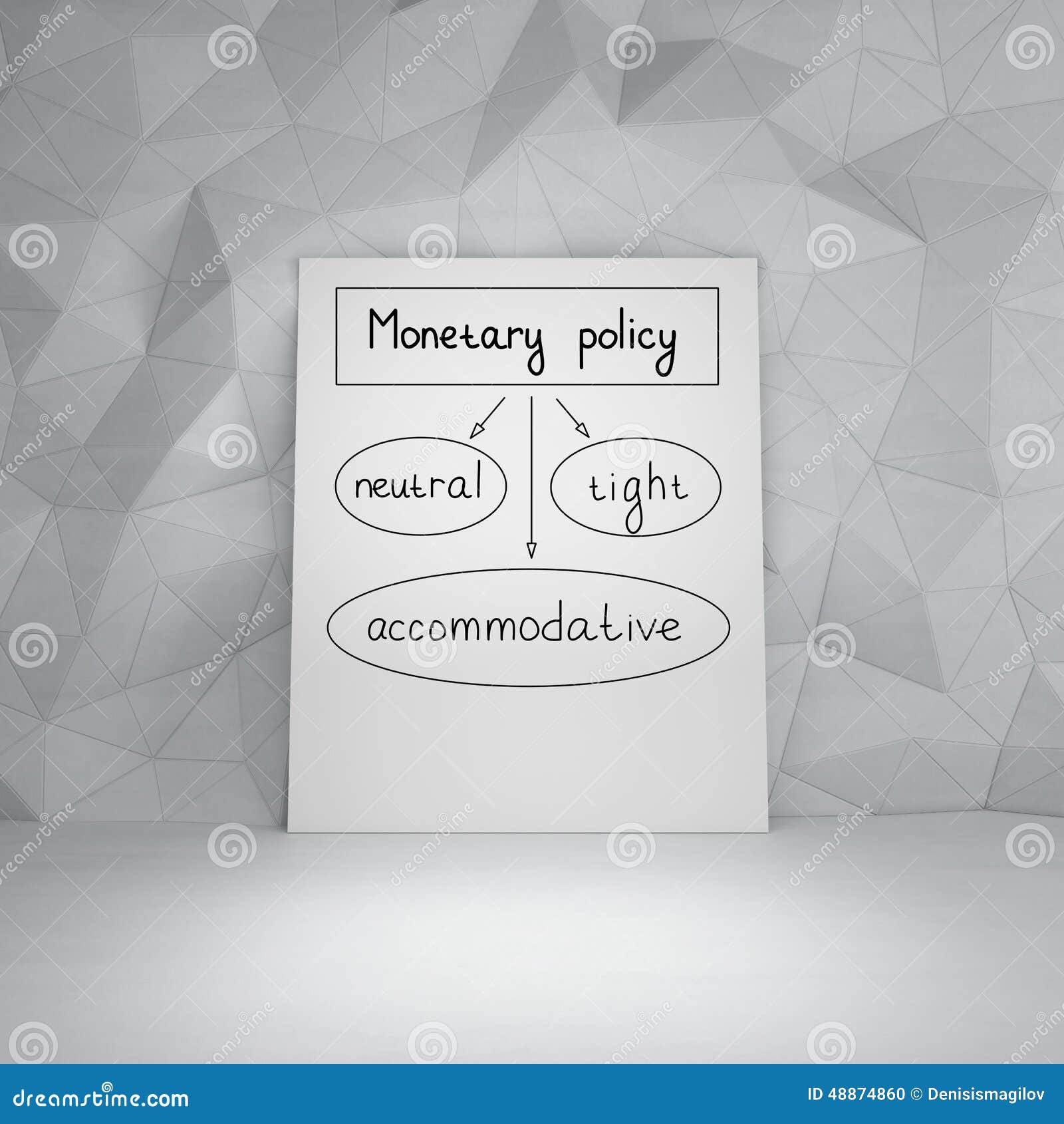 Plan monetary policy stock illustration. Illustration of business ...