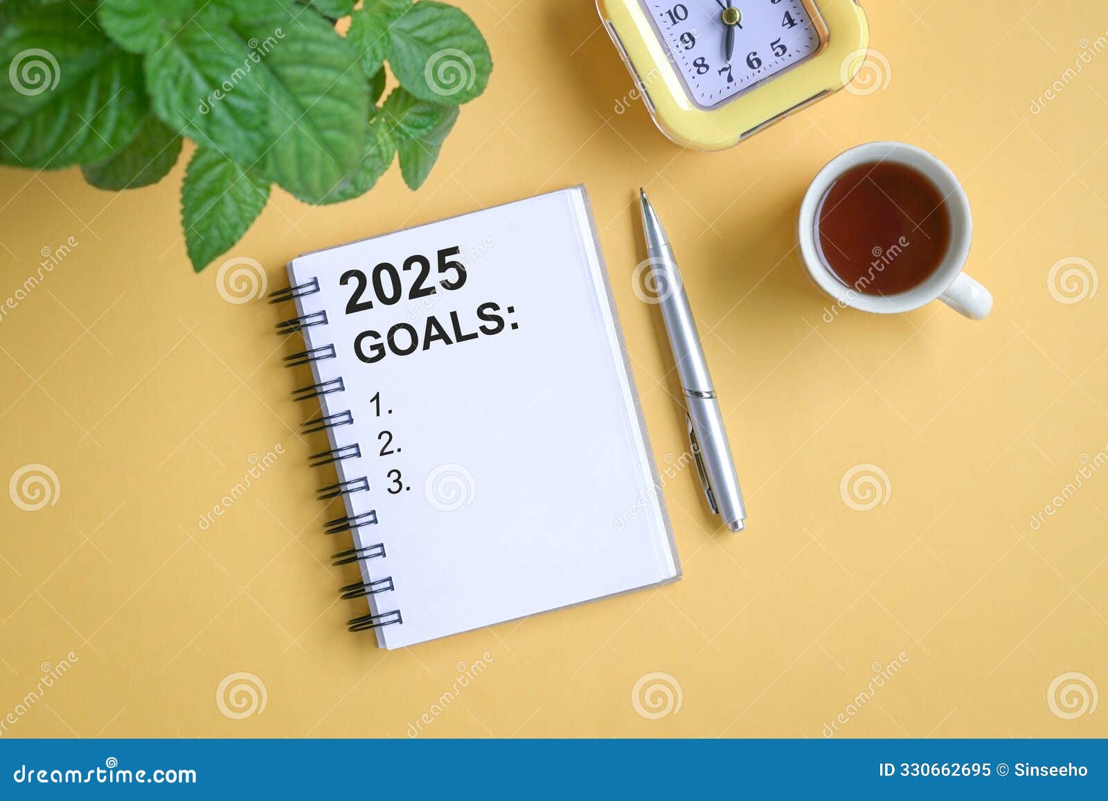 2025 Plan on Notepad. New Year, New Plans Stock Image - Image of goals ...
