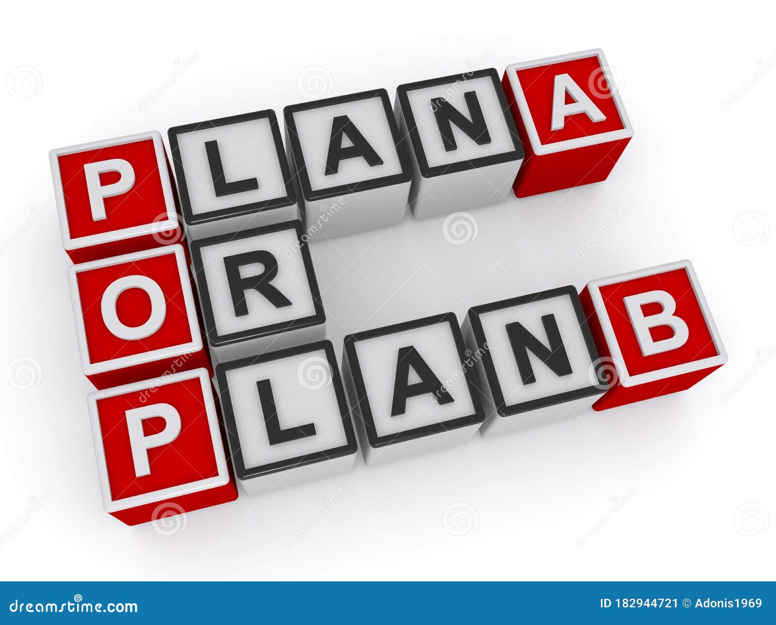 Plan A Or Plan B Word Blocks Royalty-Free Stock Photography ...
