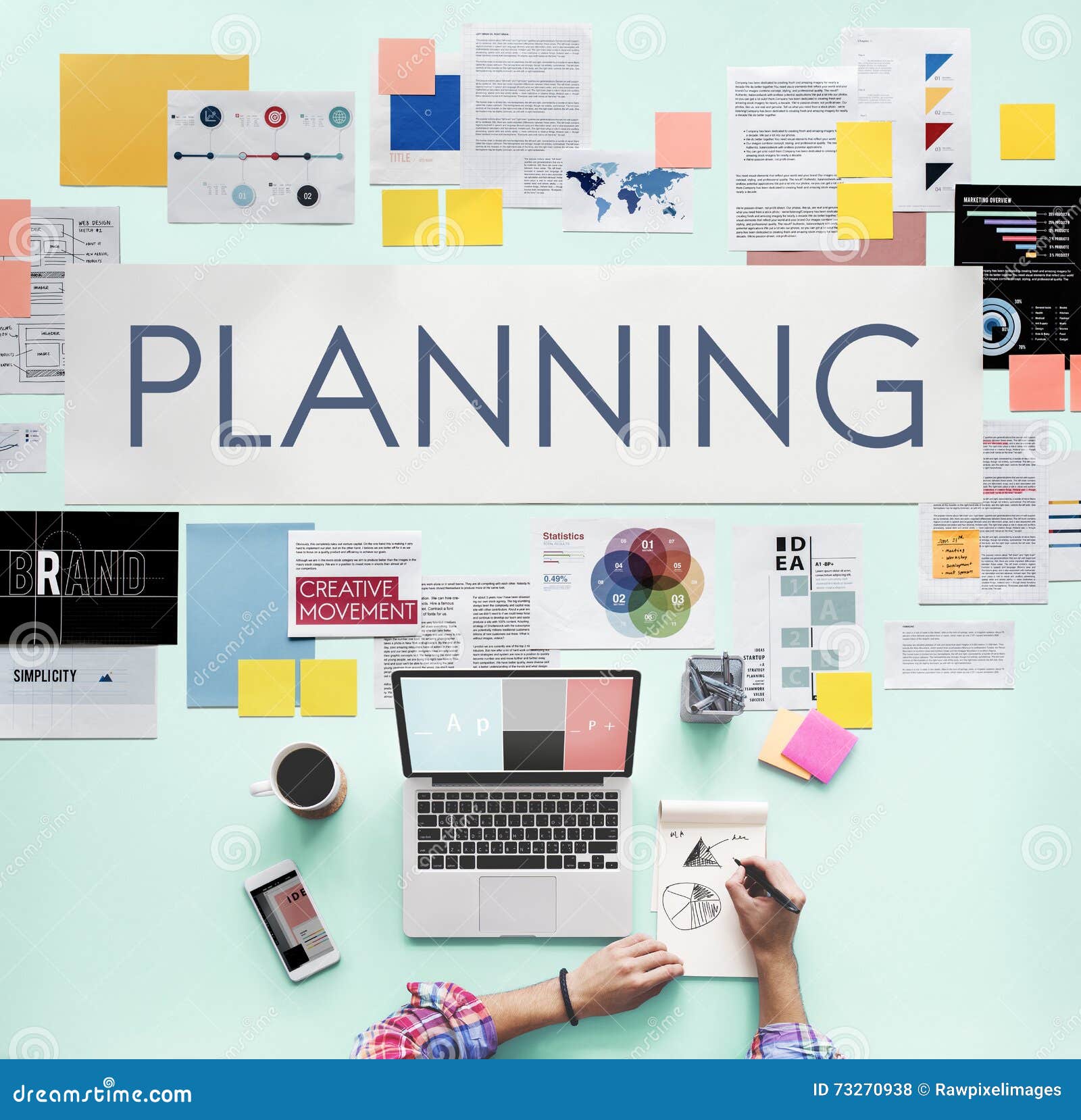 Plan Planning Operations Solution Viosion Strategy Concept Stock Photo ...