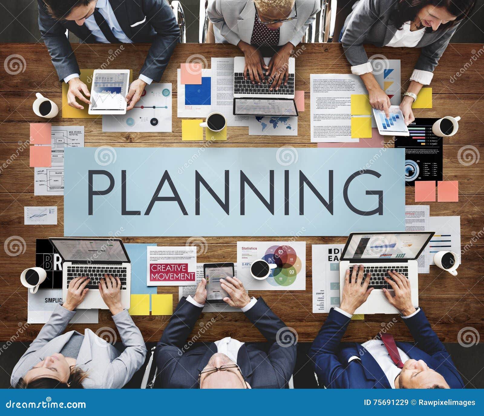 Plan Planning Operations Solution Viosion Strategy Concept Stock Image ...