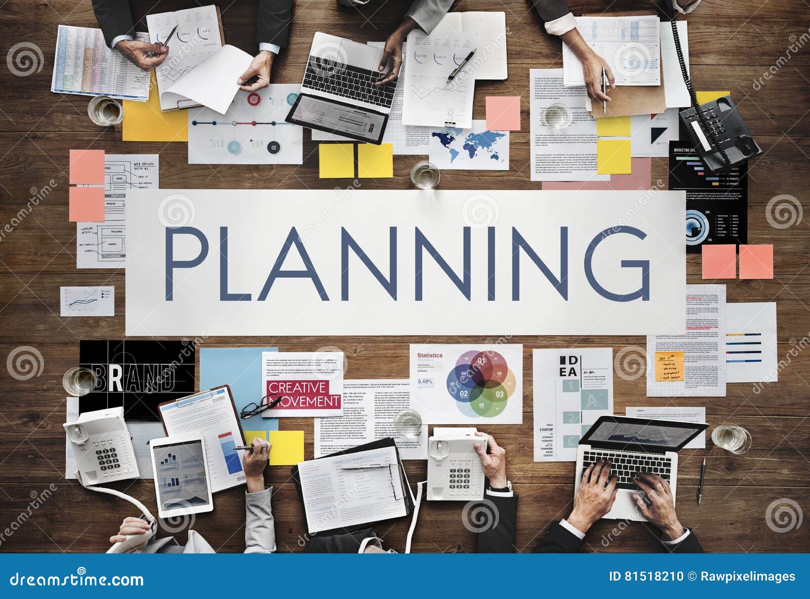 Plan Planning Operations Solution Viosion Strategy Concept Stock Photo ...