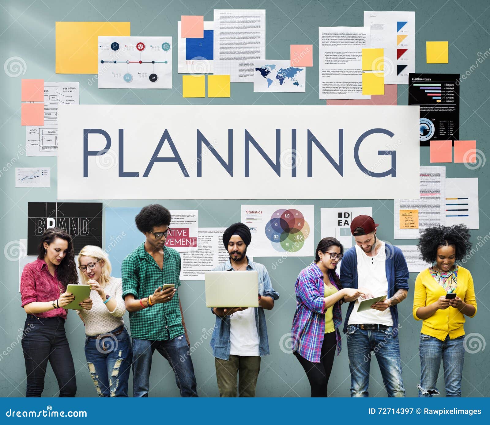 Plan Planning Operations Solution Vision Strategy Concept Stock Image ...