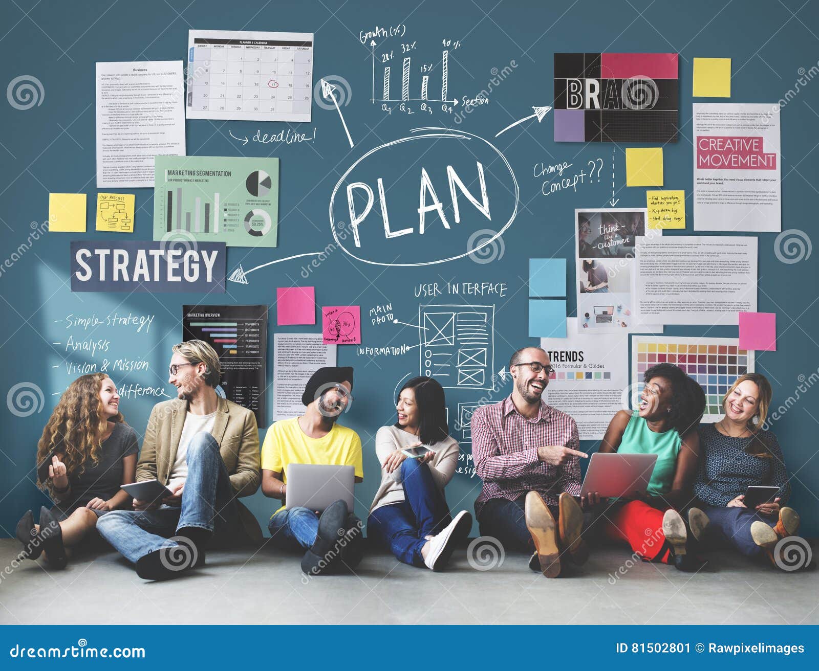 Plan Planning Operations Solution Vision Strategy Concept Stock Image ...