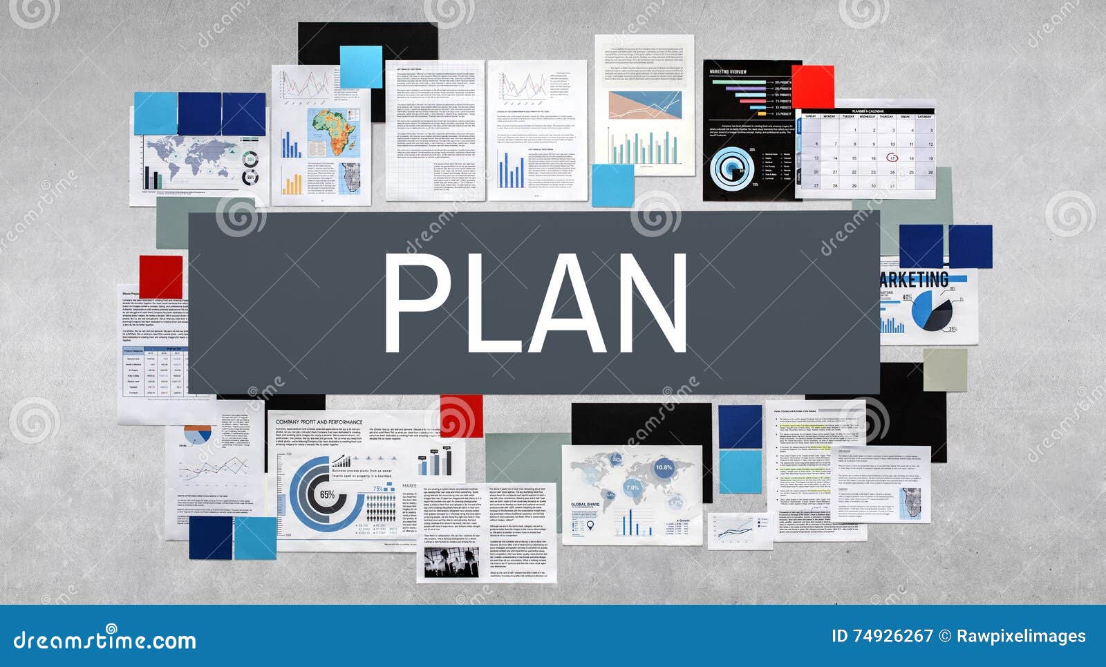Plan Planning Organization Solution Concept Stock Illustration ...