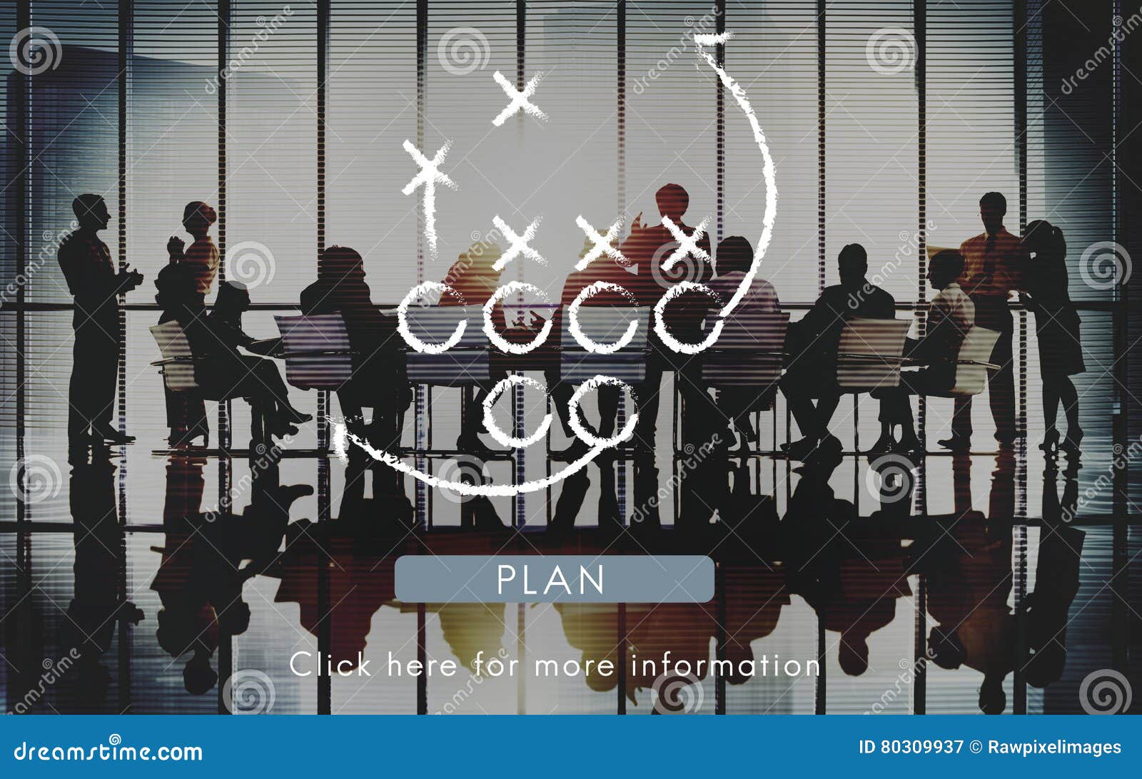 Plan Planning Process Solution Vision Guide Concept Stock Image - Image ...
