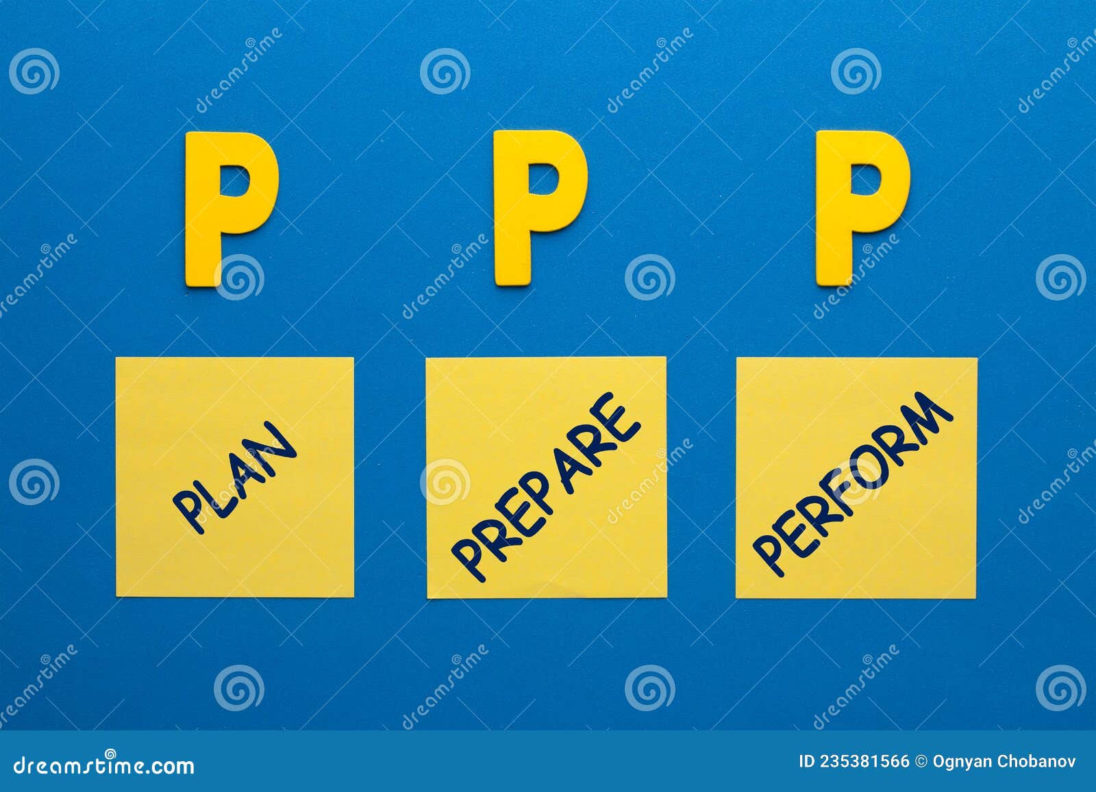Plan Prepare Perform PPP stock photo. Image of expertise - 235381566