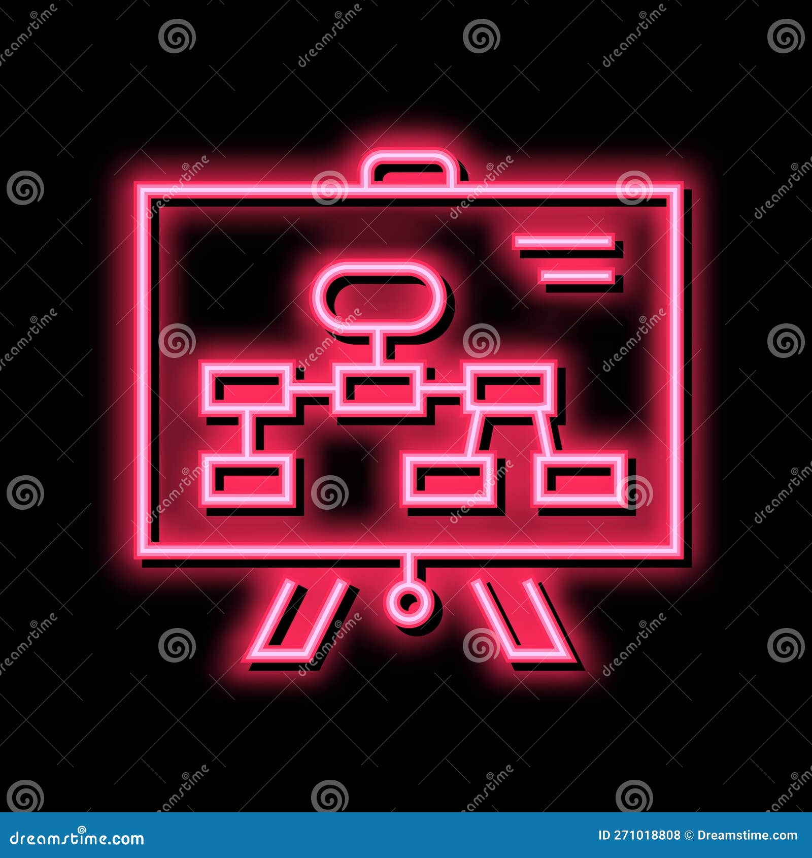 Plan Presentation Color Icon Vector Color Illustration Stock Vector ...