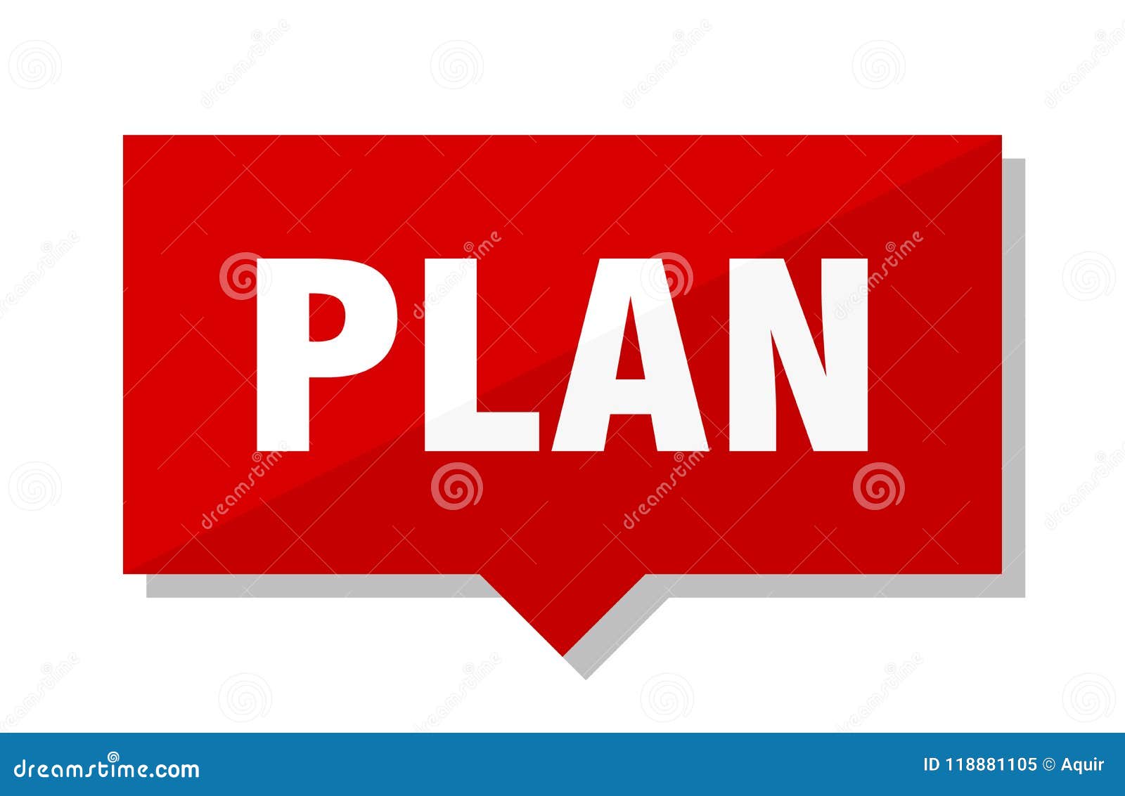 Plan price tag stock vector. Illustration of seal, label - 118881105