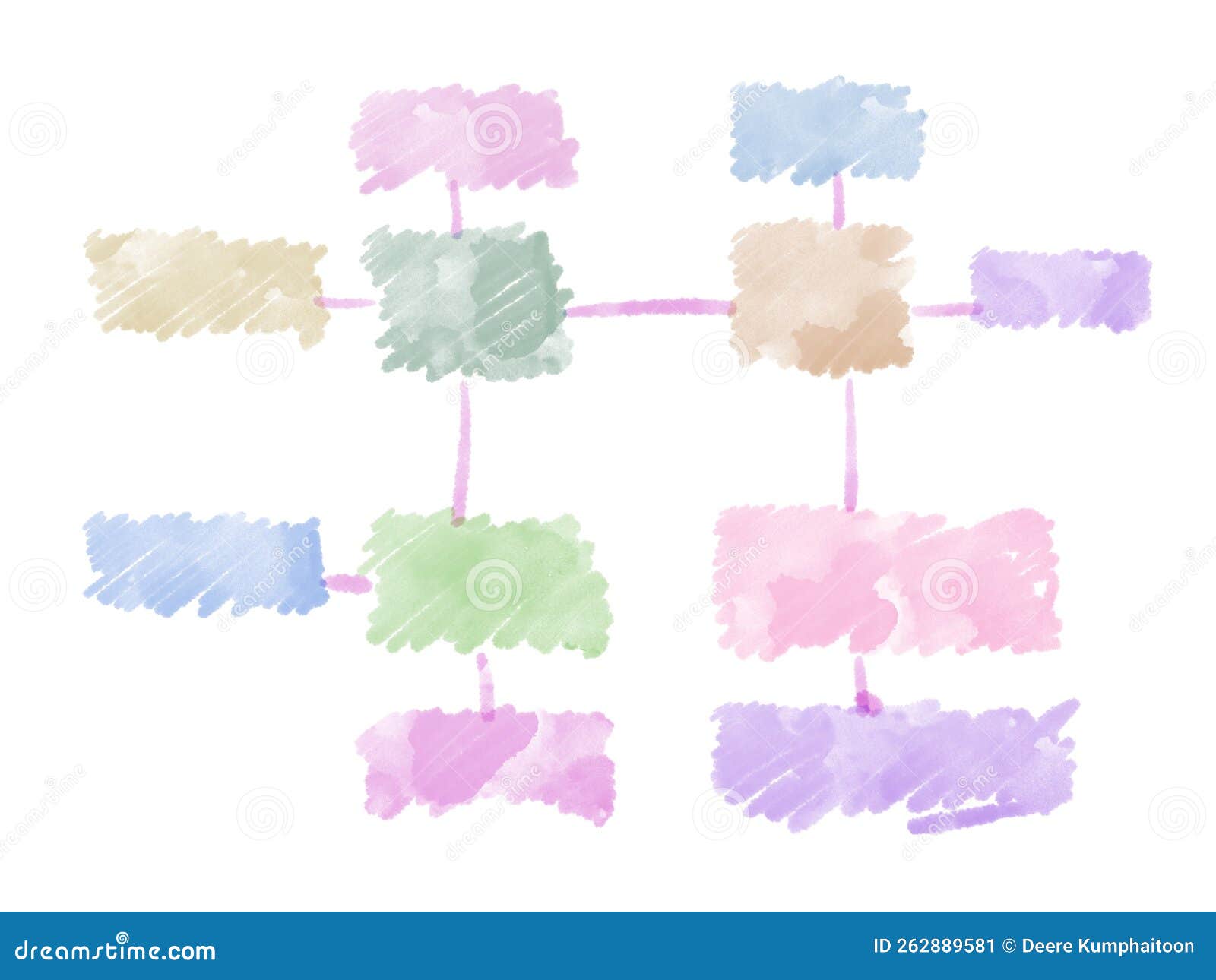 Mind Mapping Presentation of Connection. Stock Illustration ...