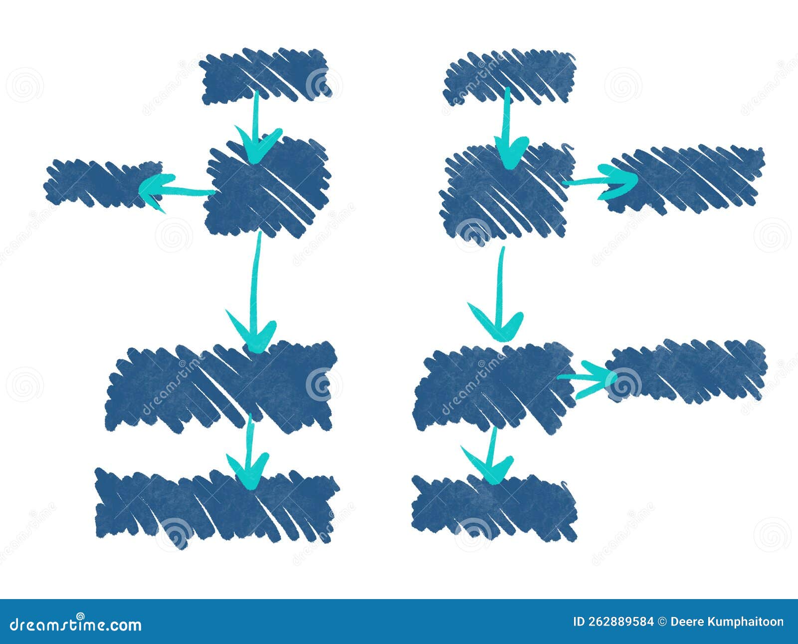 Mind Mapping Presentation of Connection. Stock Illustration ...