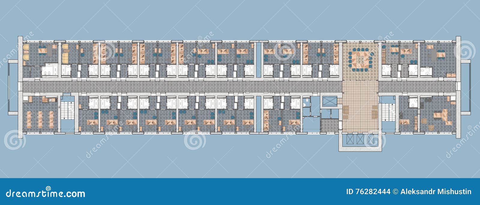 Plan Public Buildings stock illustration. Illustration of room - 76282444