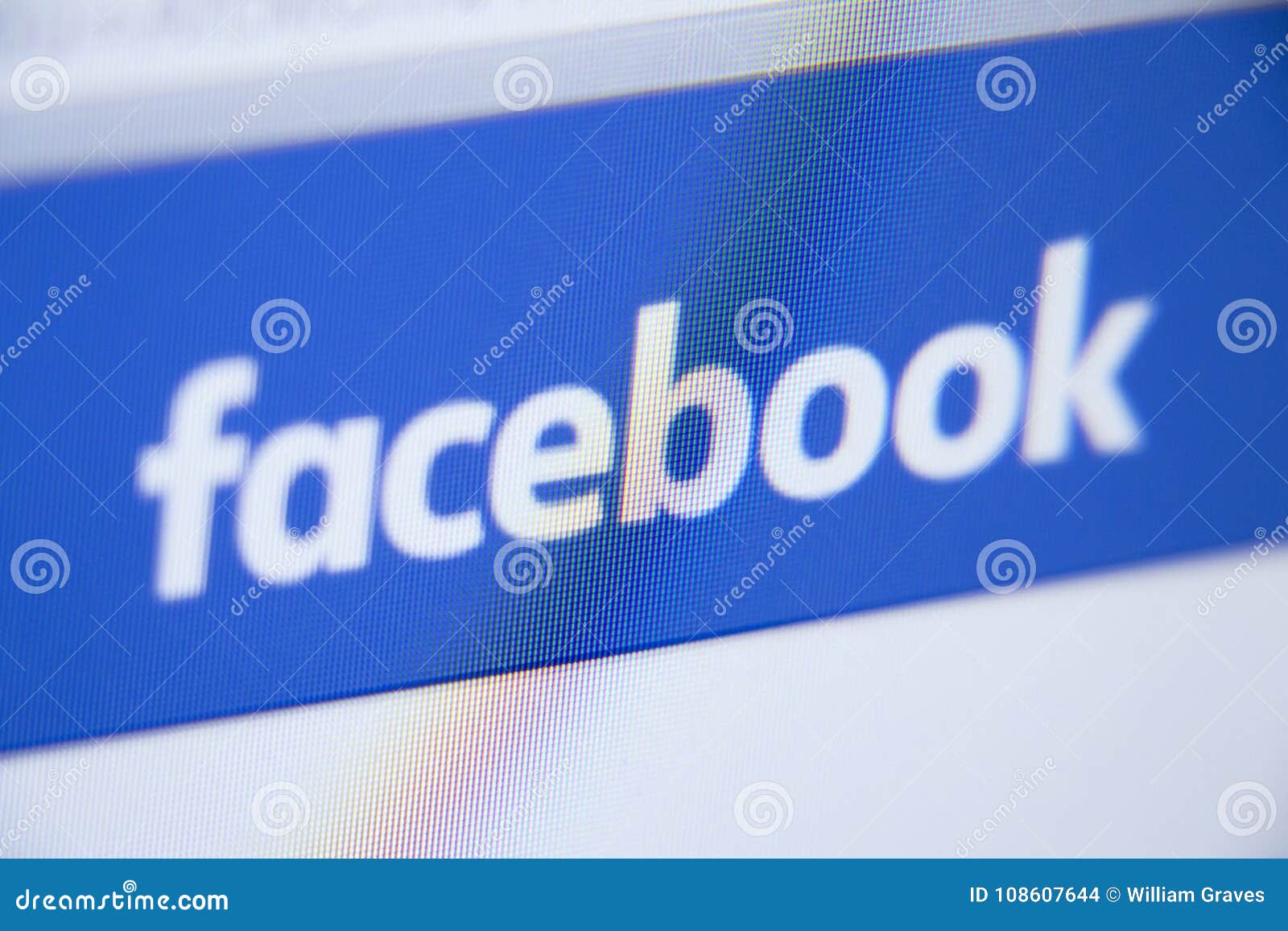 Plan Rapproché De Logo De Facebook - Protection De Sécurité Image stock ...