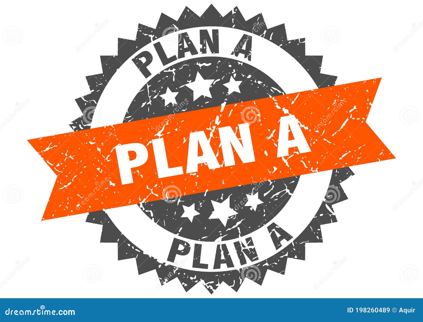 Plan A Stamp Stock Photo | CartoonDealer.com #83571702
