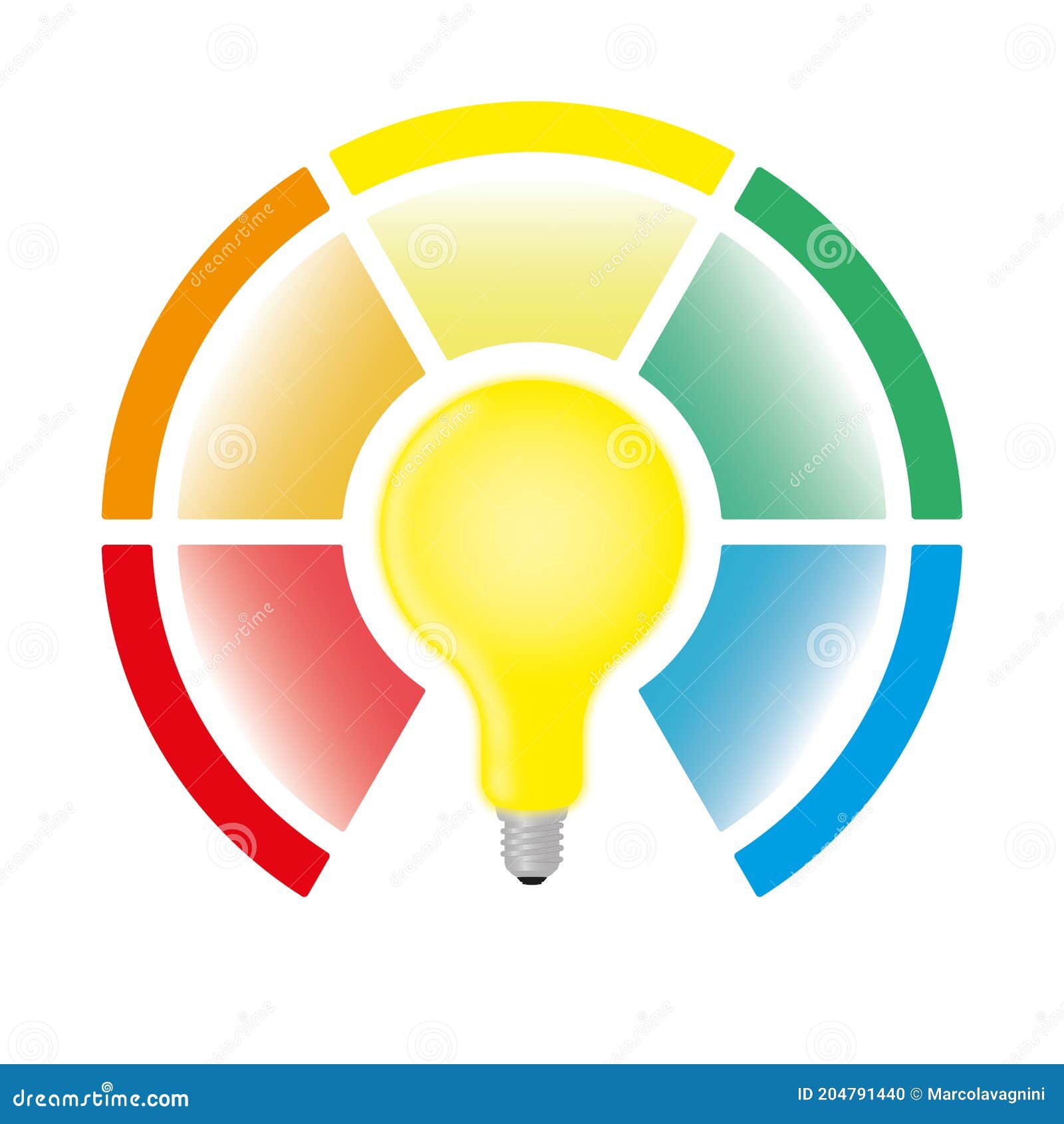 Plan of Schema Van Een Idee of Een Creatief Proces Vector Illustratie ...