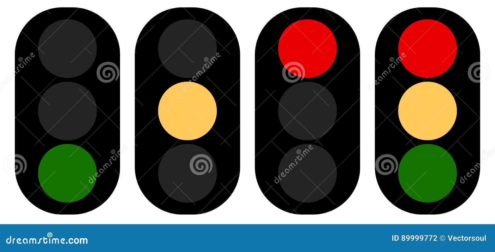 Plan Semafor, Trafikljussymboler, Symboler Trans. Tr Vektor ...