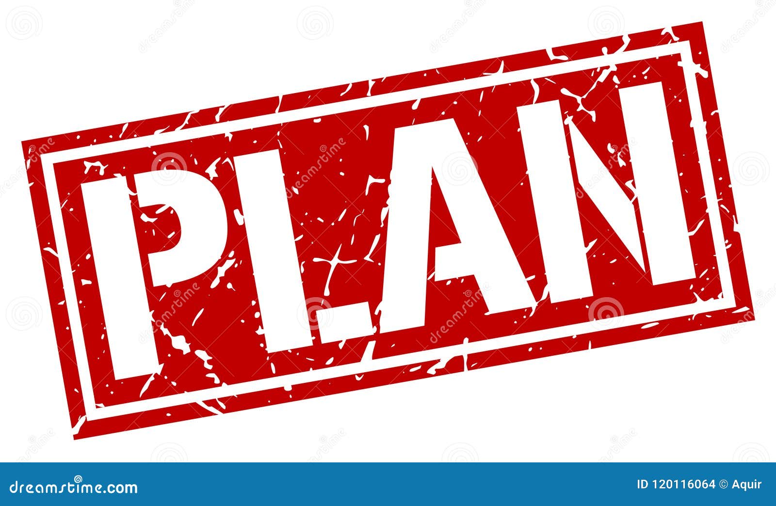 Plan stamp stock vector. Illustration of grungy, square - 120116064