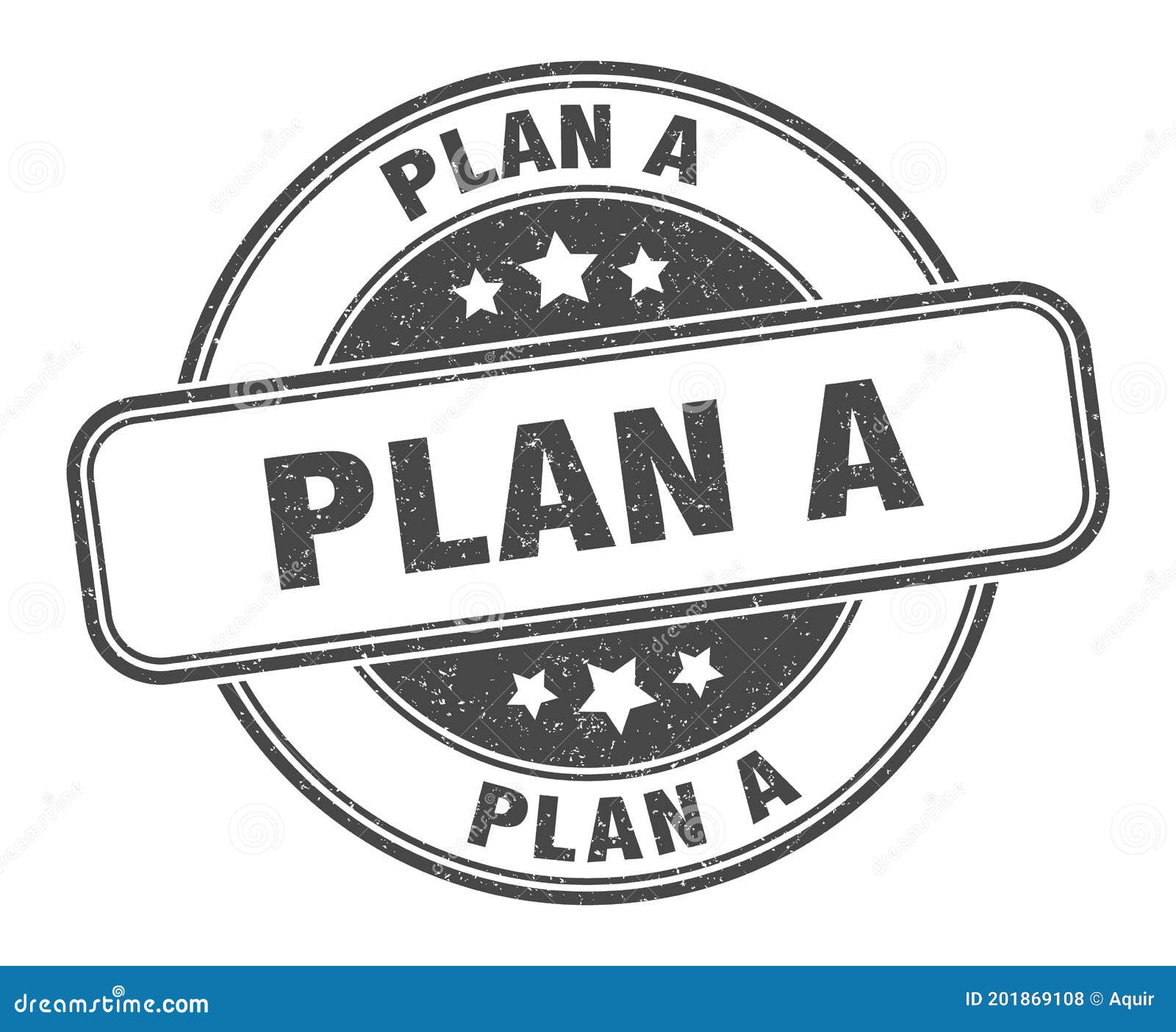 Plan a Stamp. Plan a Round Grunge Sign Stock Vector - Illustration of ...