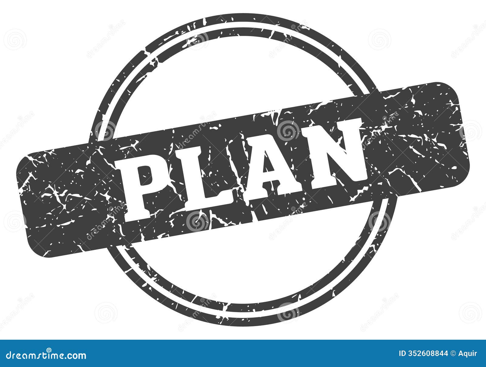 Plan stamp stock illustration. Illustration of plan - 352608844