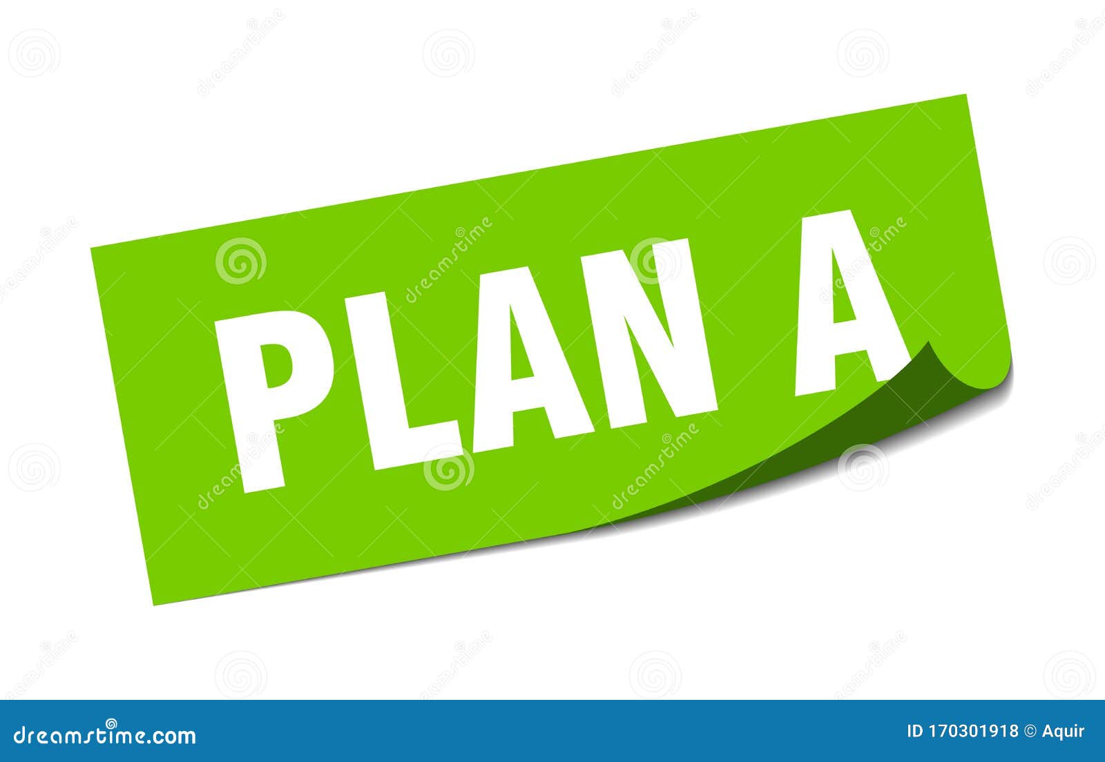 Plan a Sticker. Plan a Square Sign Stock Vector - Illustration of note ...
