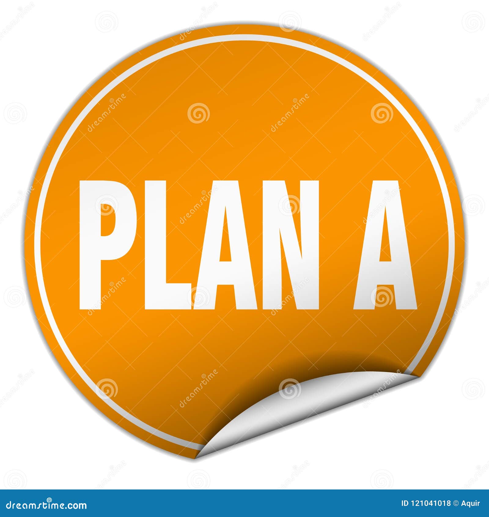 Plan a sticker stock vector. Illustration of white, paper - 121041018