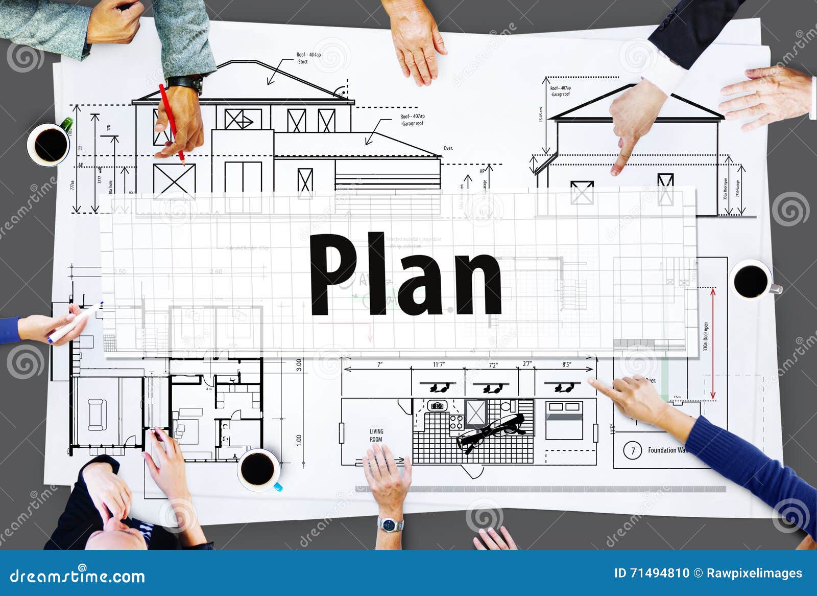 Plan Strategy Vision Tactics Design Planning Concept Stock Photo ...