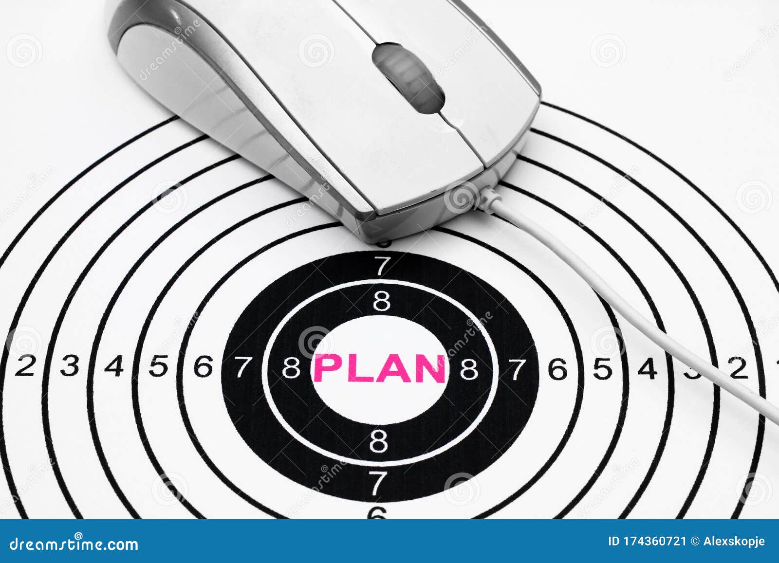 Plan target concept stock image. Image of growth, concept - 174360721