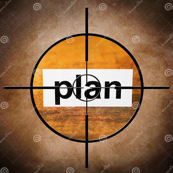 Plan target concept stock photo. Image of advertisement - 175654364