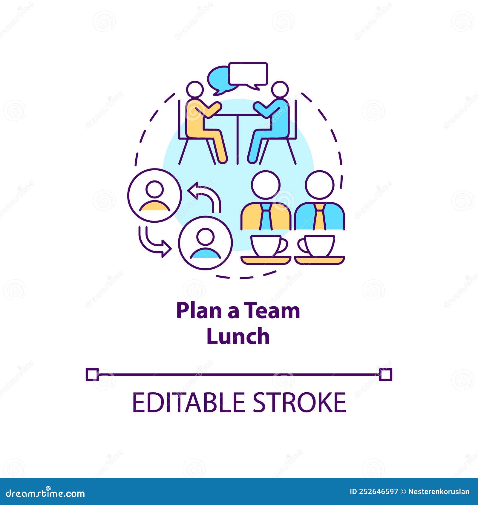 Developing Onboarding Process Rectangle Infographic Template Cartoon Vector | CartoonDealer.com ...