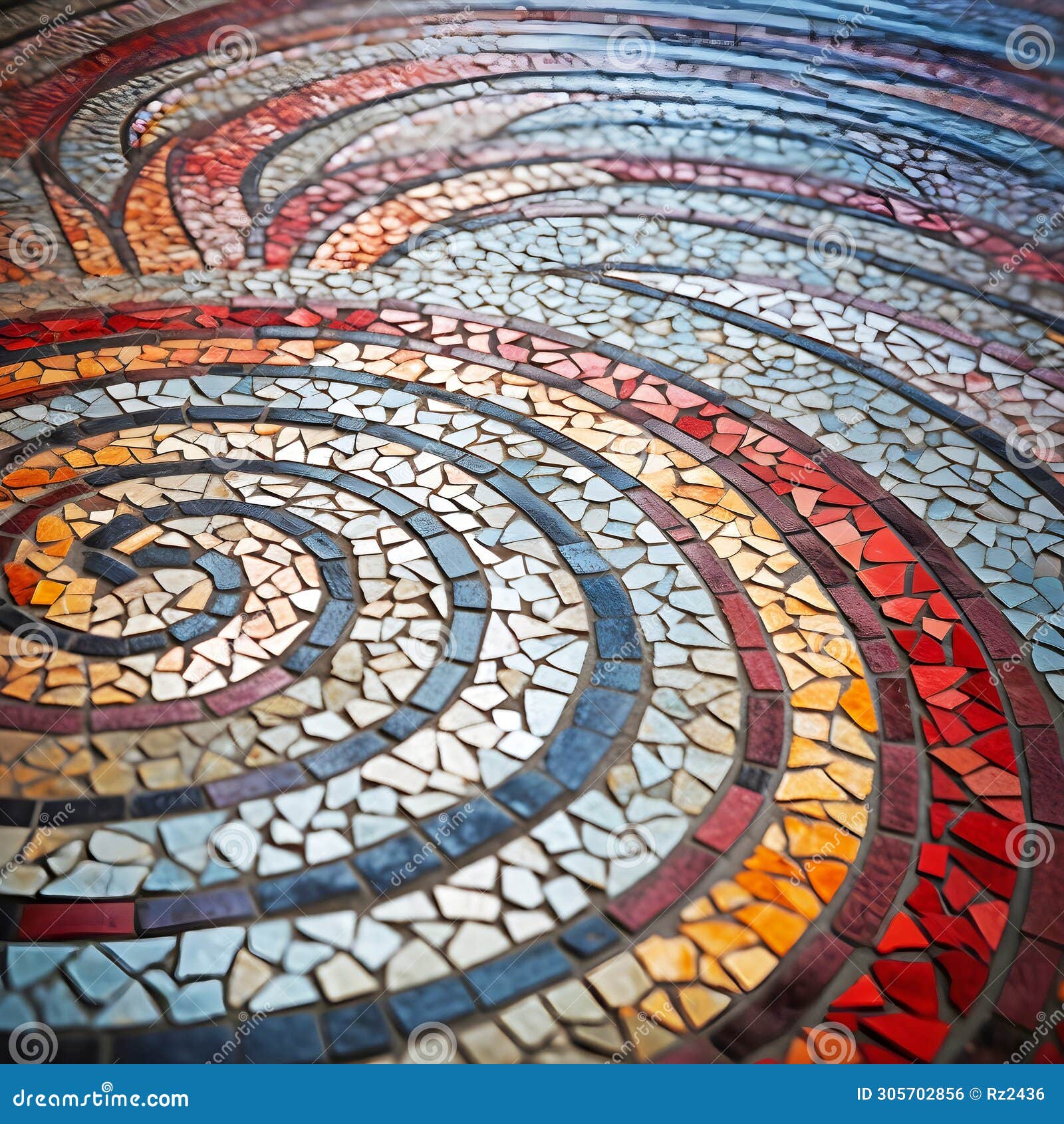 Spiraling Mosaic. Royalty-Free Stock Photography | CartoonDealer.com ...