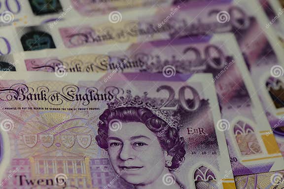 Various Denominations of British Pound Notes 2 Stock Photo - Image of ...
