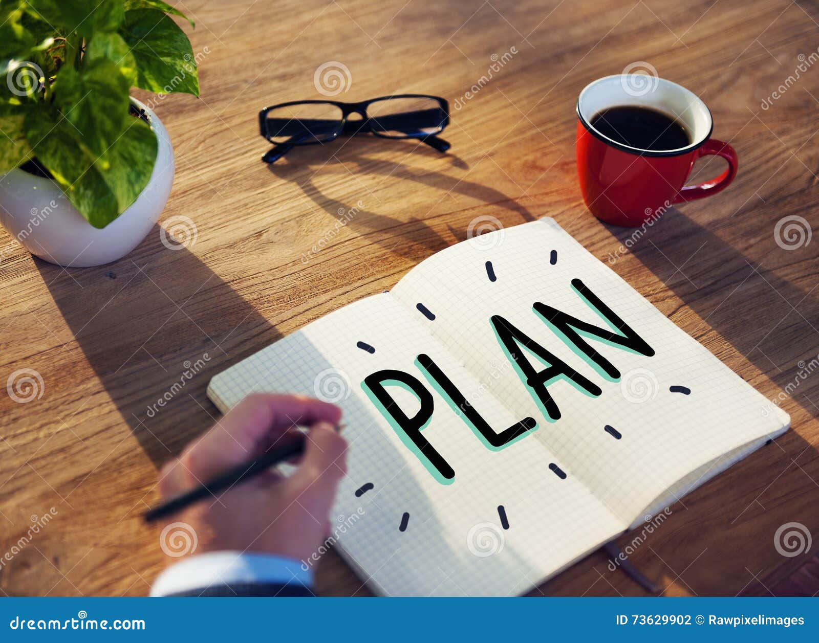 Plan Vision Planning Thinking Strategy Concept Stock Photo - Image of ...