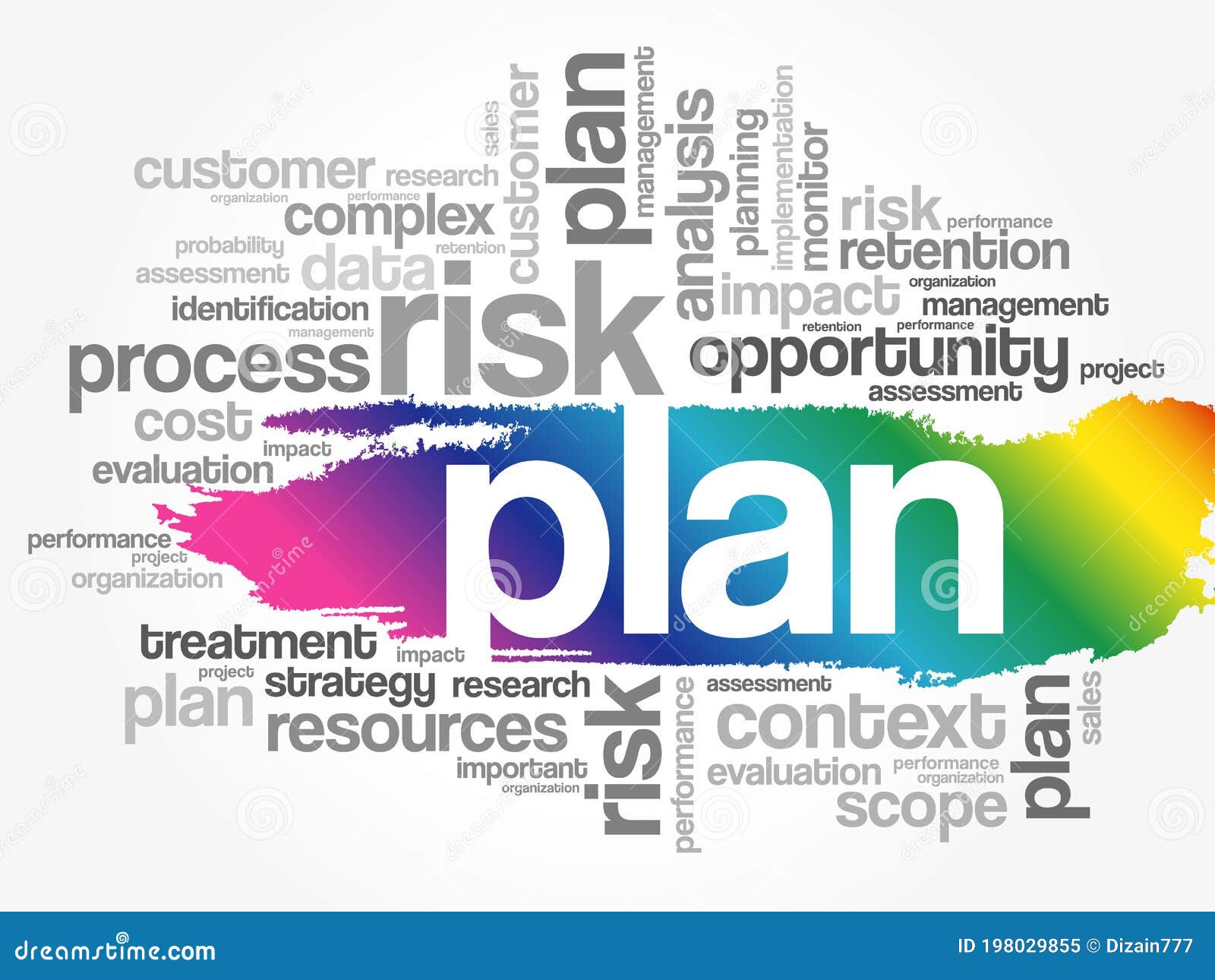 Plan word cloud collage stock illustration. Illustration of education ...