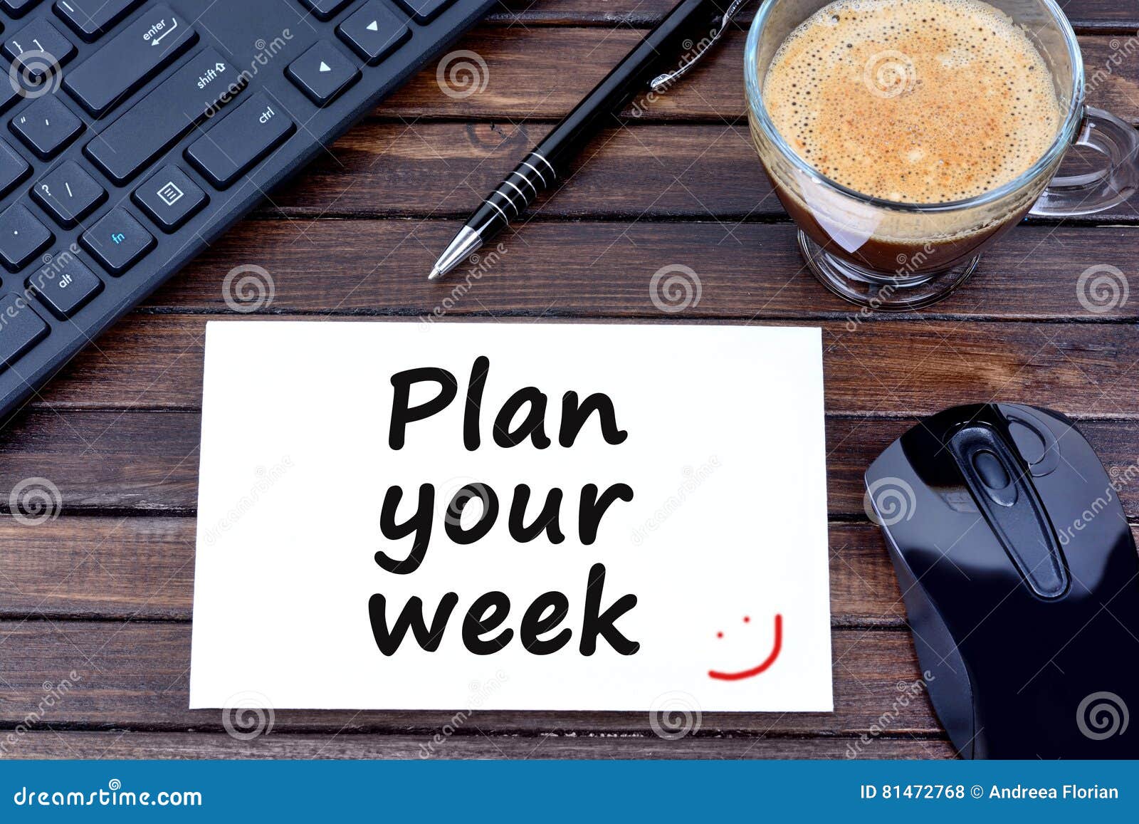 Plan your week words stock photo. Image of mouse, internet - 81472768