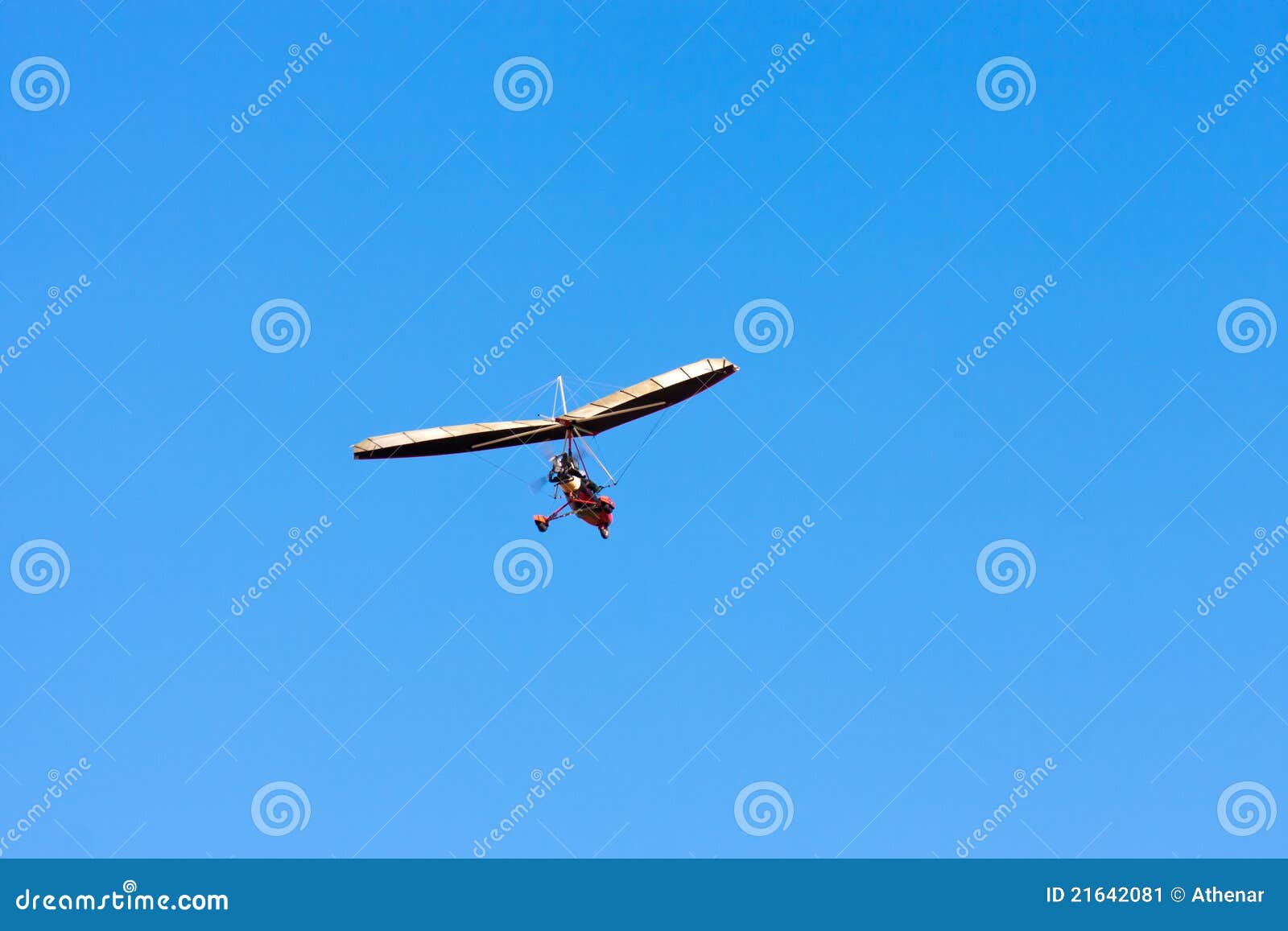 Planador motorizado imagem de stock. Imagem de plano - 21642081