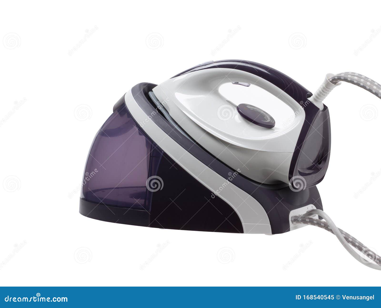 Plancha De Vapor Moderna Sobre Blanco Imagen de archivo - Imagen de ...