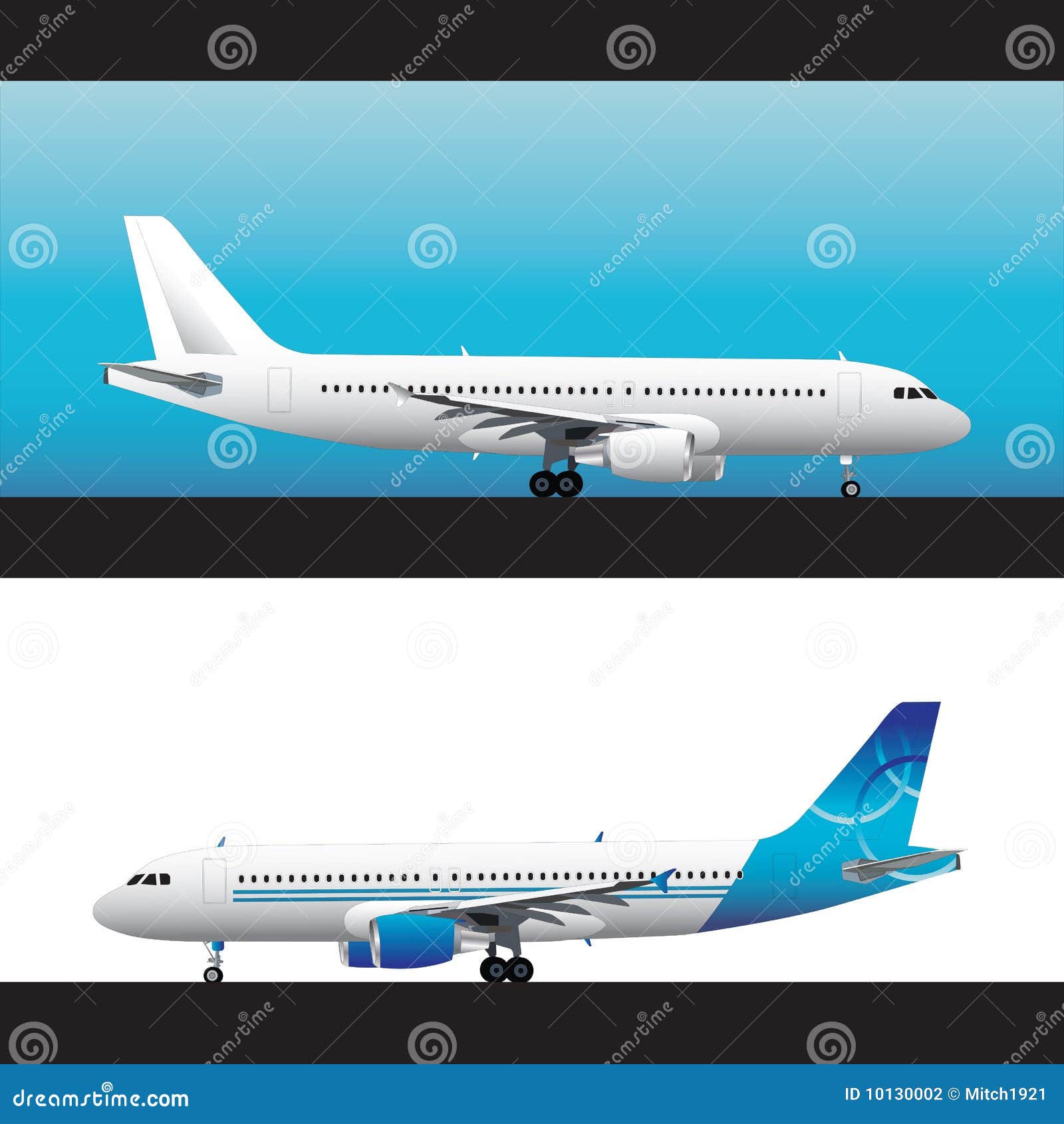 Airbus A320 Aircraft Cartoon Vector | CartoonDealer.com #27274537
