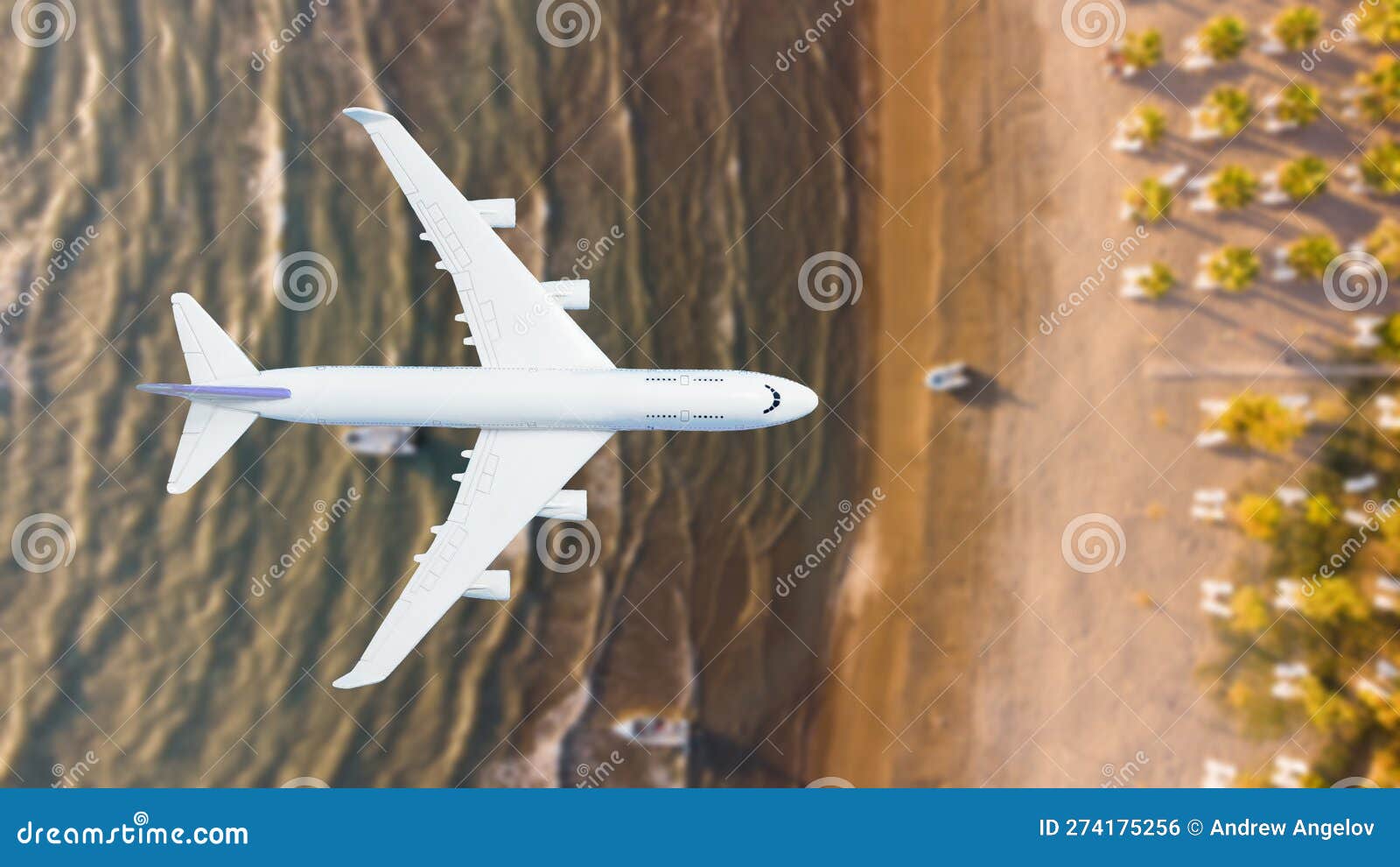 Plane Above the Ground. Aerial City View. Stock Photo - Image of ...