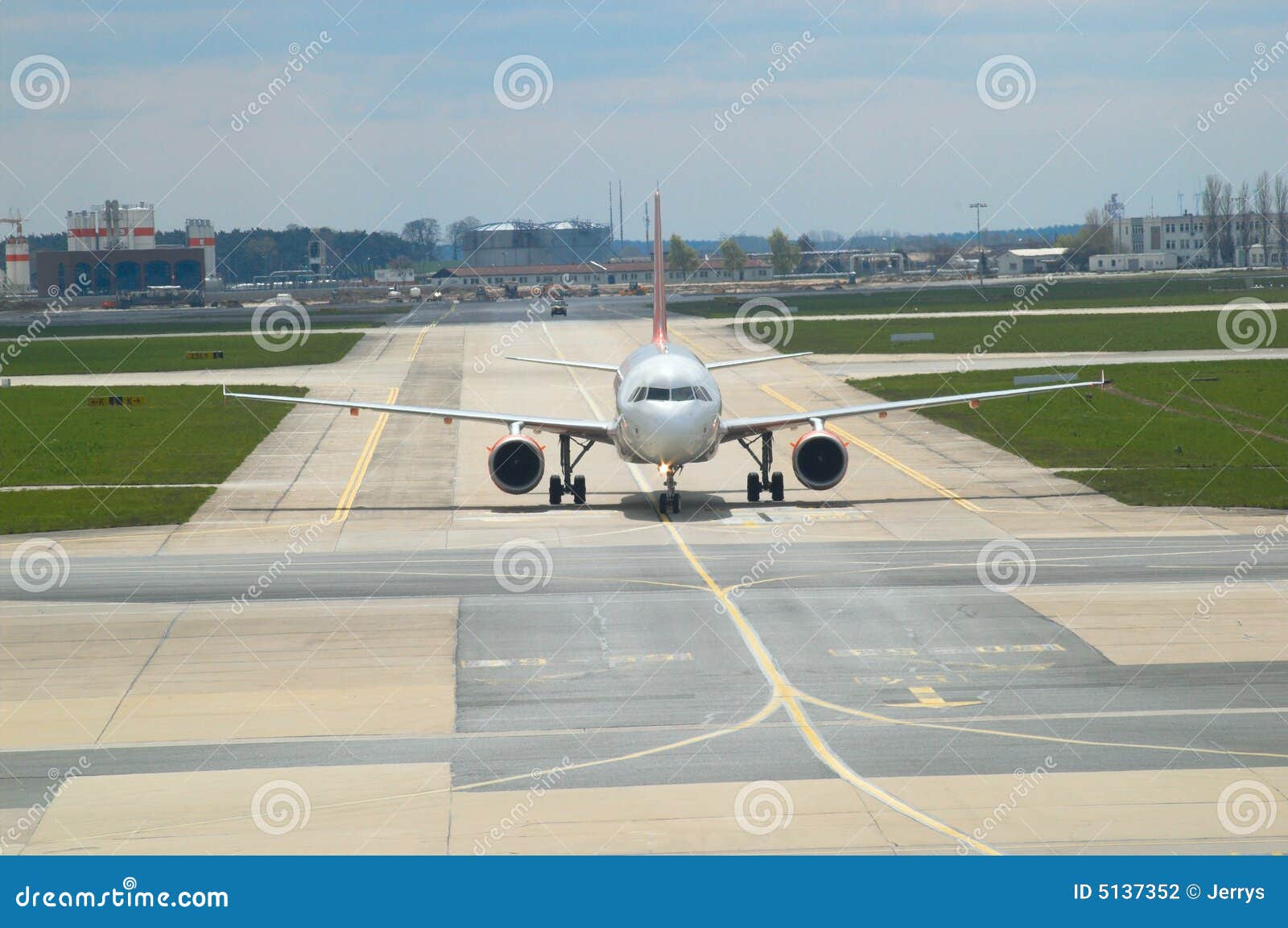 Plane is on the airfield stock photo. Image of airport - 5137352