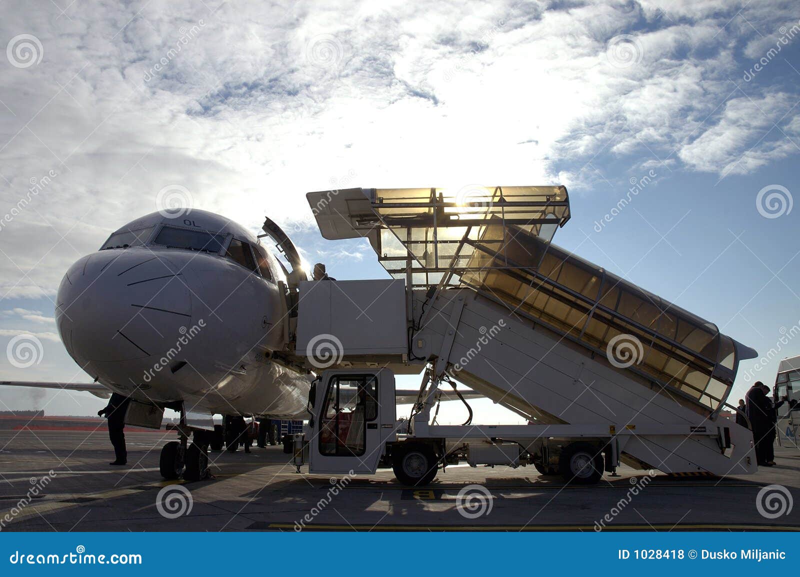 Plane at the airport 11 stock photo. Image of flying, wheel - 1028418