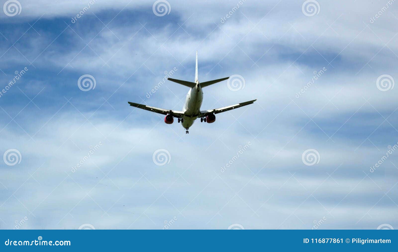 Plane back view stock image. Image of mill, alternative - 116877861