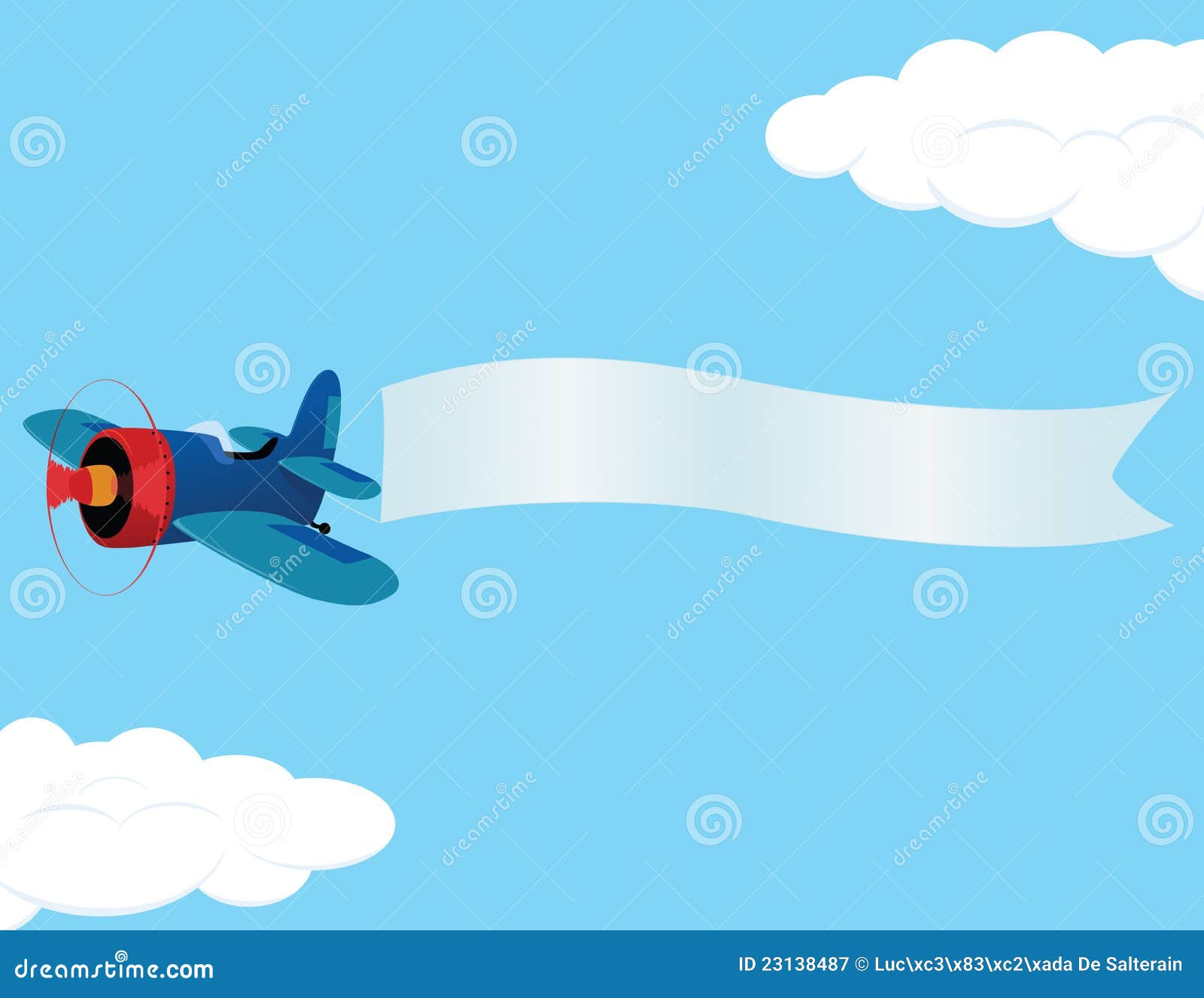 Plane_banner stock vector. Illustration of blank, graphic - 23138487