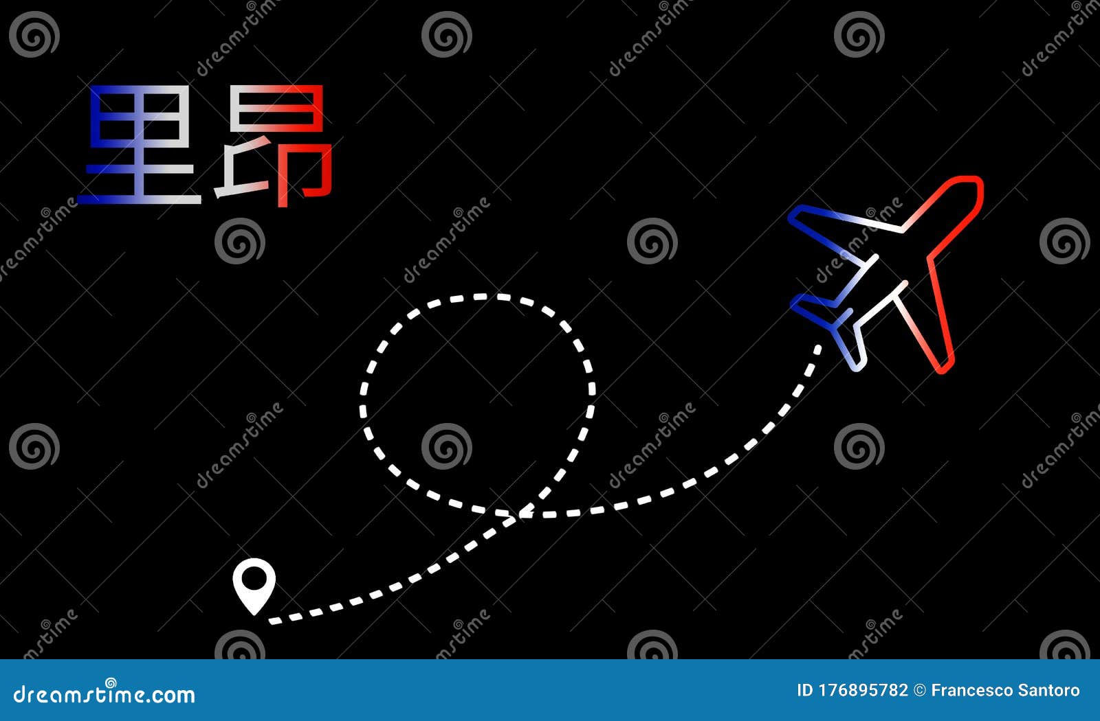 Travel path 24 stock illustration. Illustration of path - 176895782