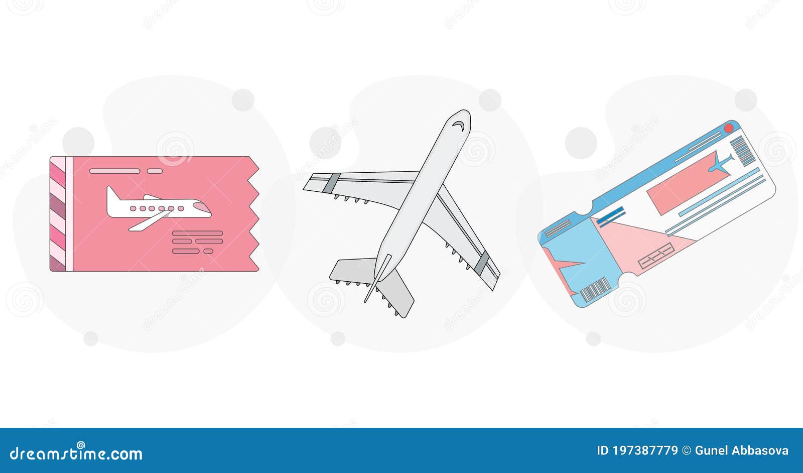 Flying Ticket Sign Emoji Icon Illustration. Tourism Vector Symbol ...